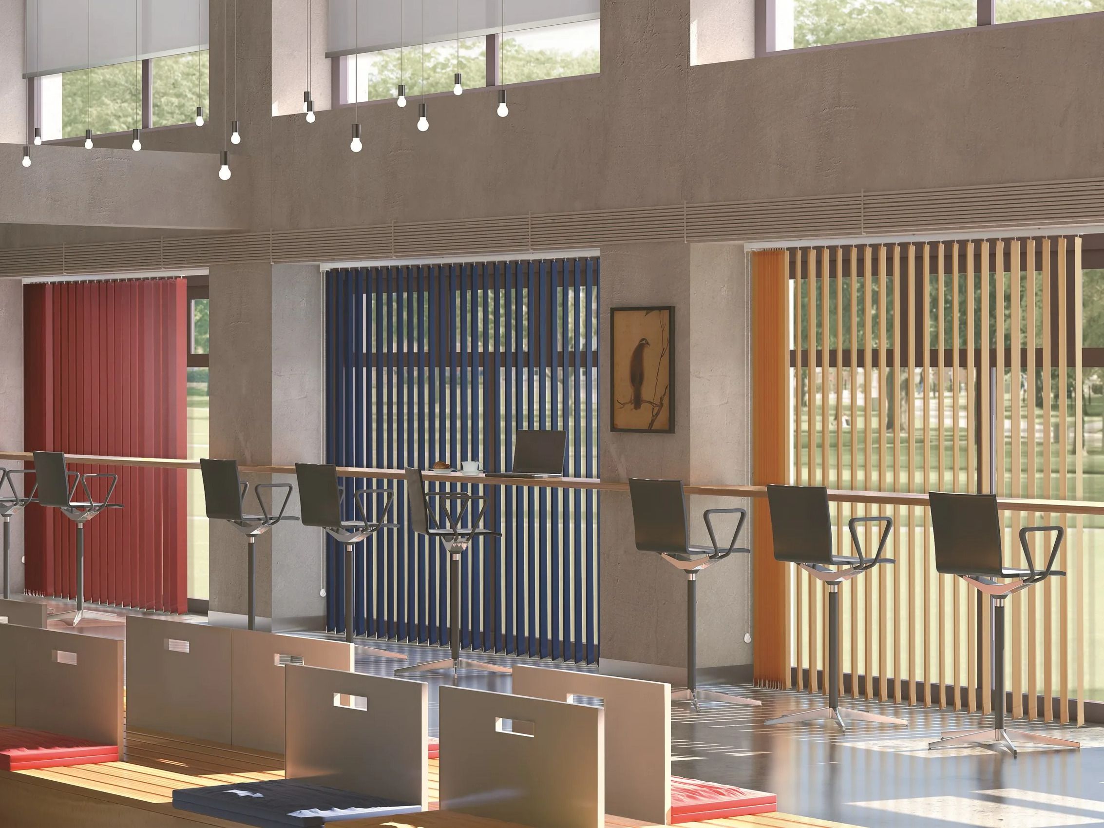 Binario / tenda a bande verticali MONO 127 - Mottura - Edilportale