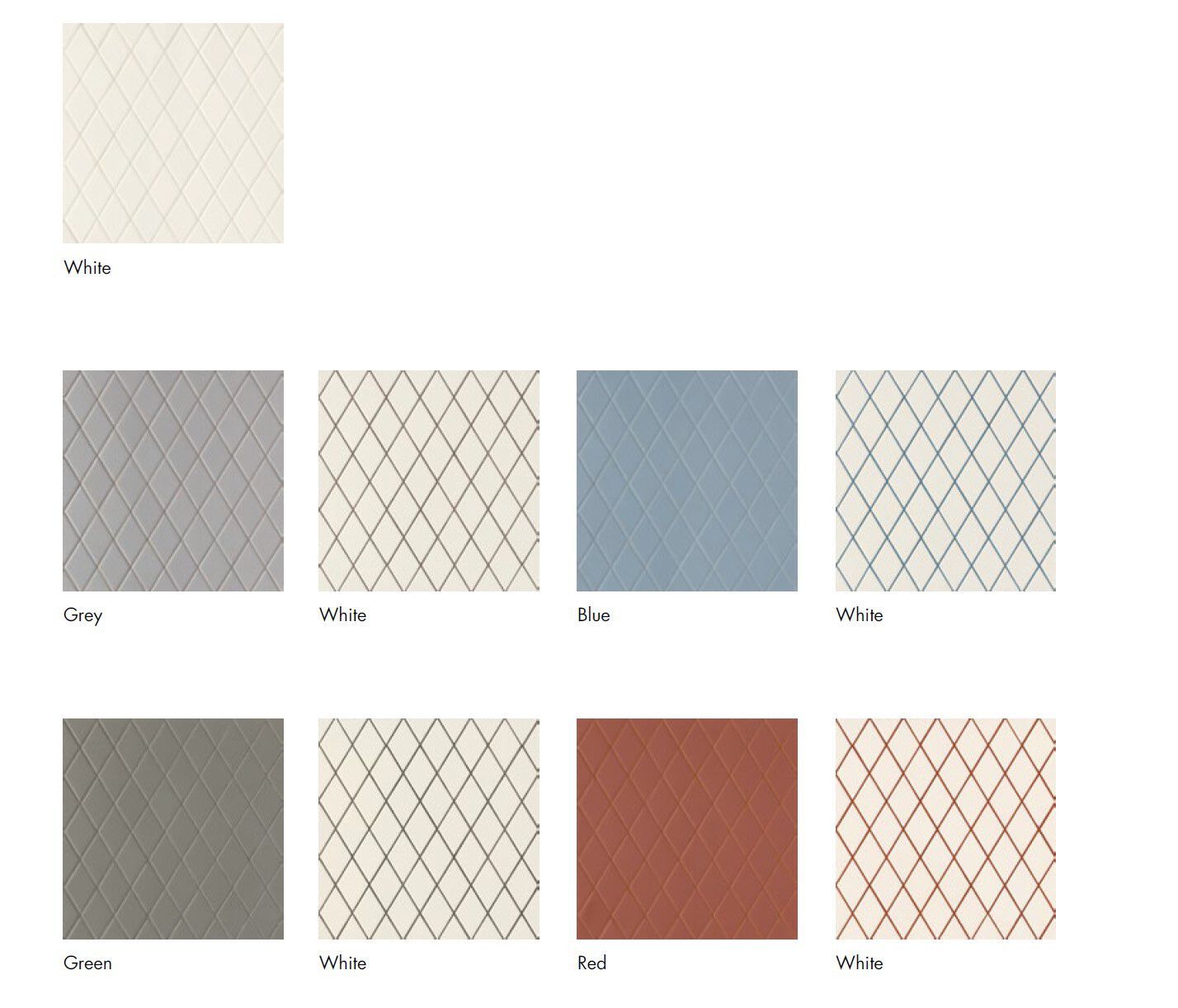 ROMBINI LOSANGE WHITE Porcelain stoneware wall/floor tiles By Mutina ...