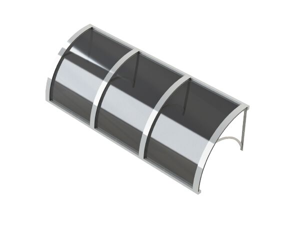 SHELTER Polycarbonate door canopy By Mv Line
