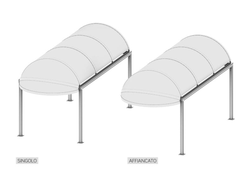 TUNNEL PVC Pensilina By Mv Line