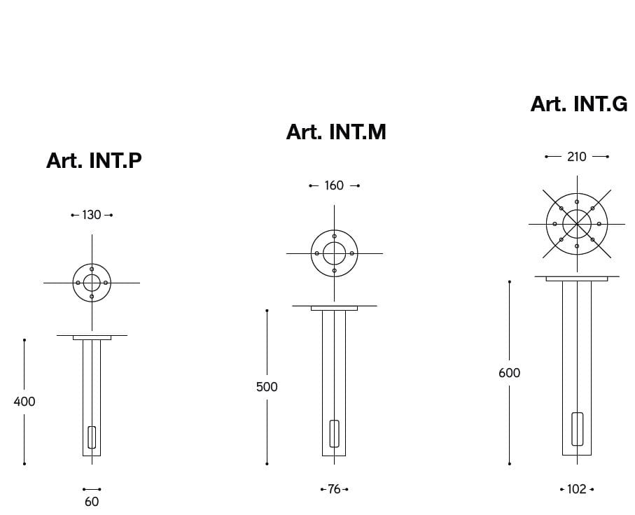 NABUCCO | Garden lamp post Nabucco Collection By Aldo Bernardi