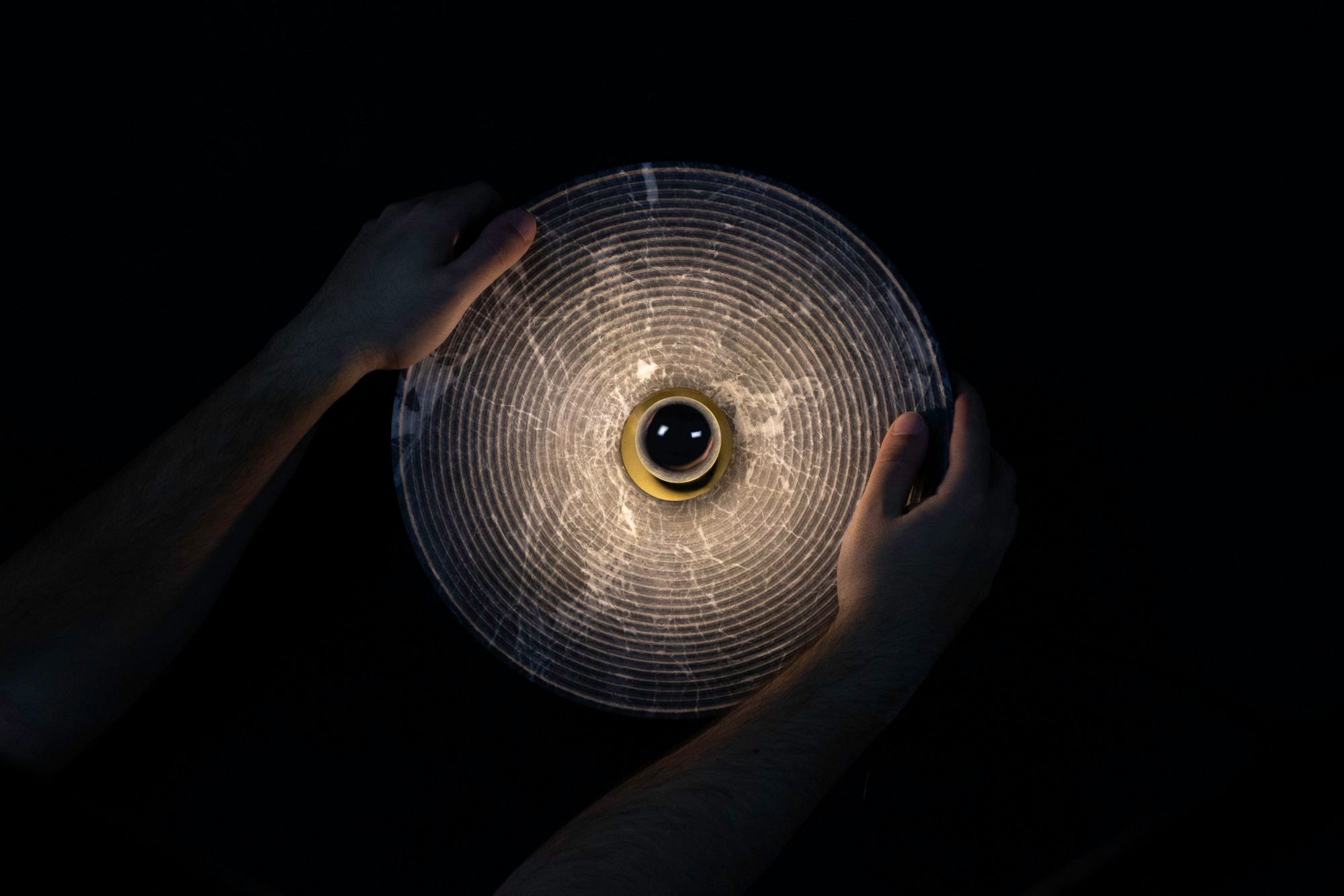 Indirect light marble wall light NAMI By Guillaume DUNAN