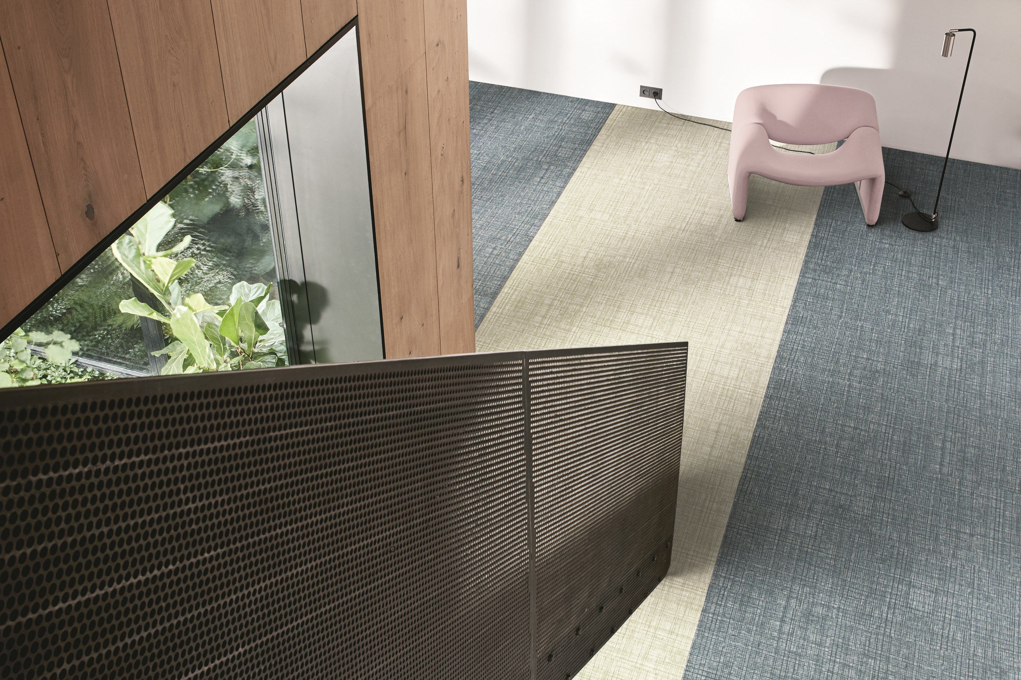 Ecological resilient vinyl flooring NATIVE FABRIC By Interface®