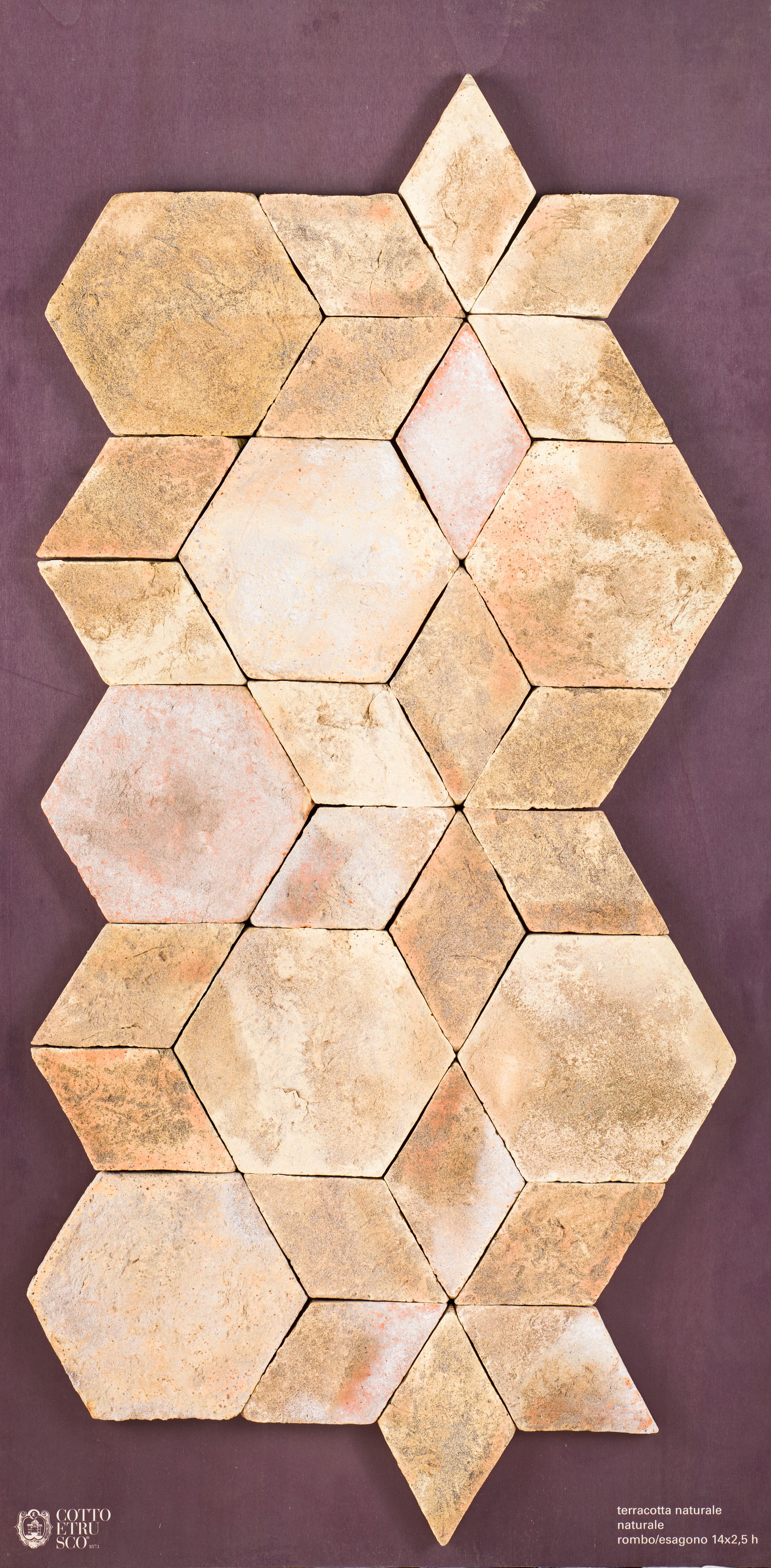 NATURAL TERRACOTTA Indoor/outdoor quarry wall/floor tiles By Cotto Etrusco