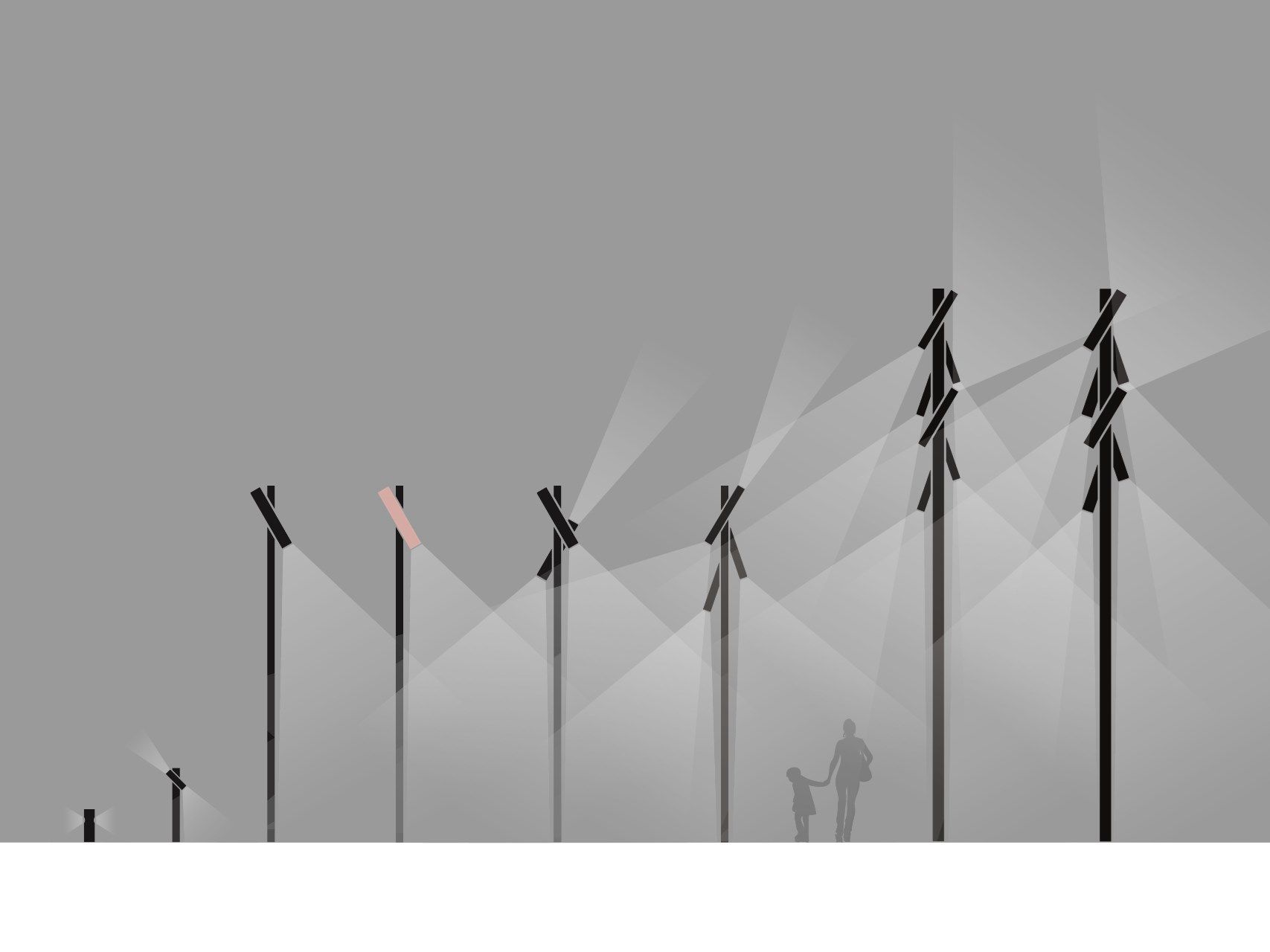 NEBULA Extruded aluminium bollard light By Neri