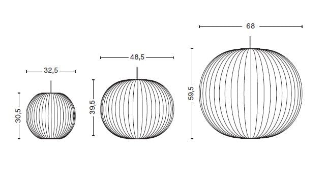 NELSON BALL BUBBLE PENDANT Pendant lamp By Hay | design George Nelson