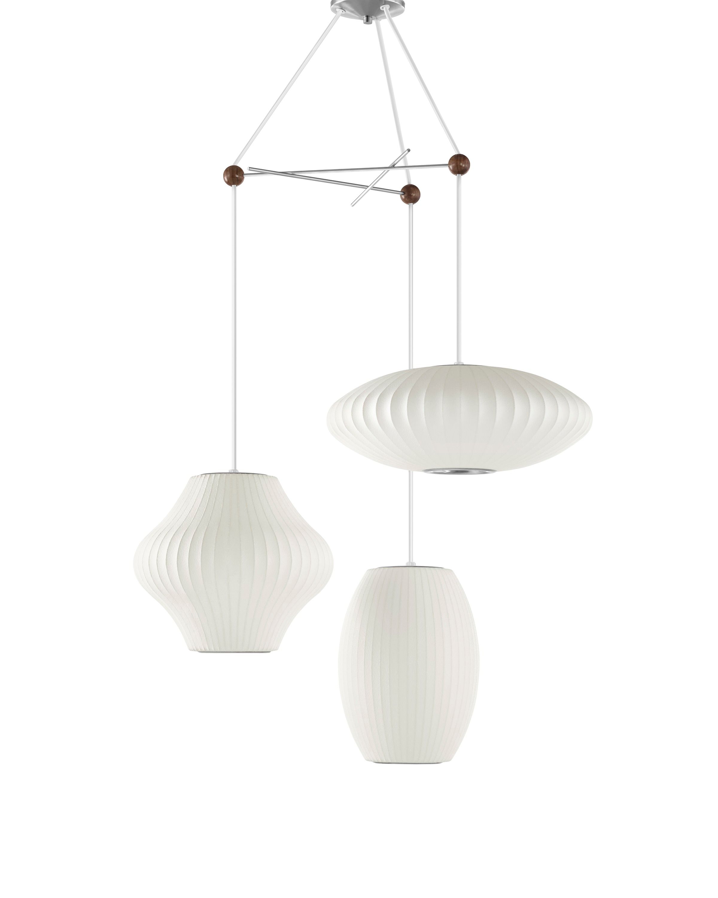 Direct light Polymer pendant lamp NELSON PEAR BUBBLE Nelson Collection ...