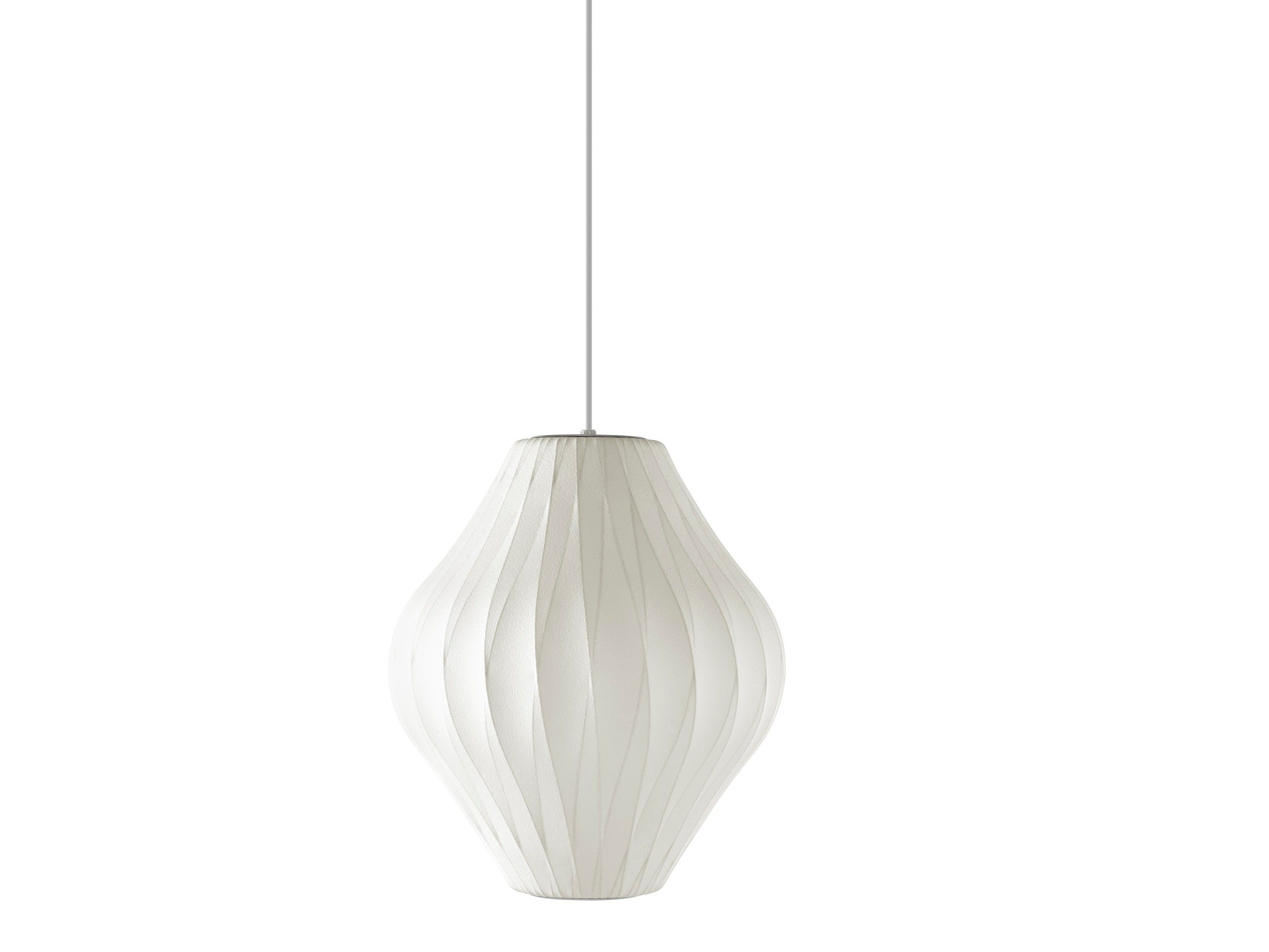 NELSON PEAR CRISSCROSS BUBBLE Polymer pendant lamp By Herman Miller ...