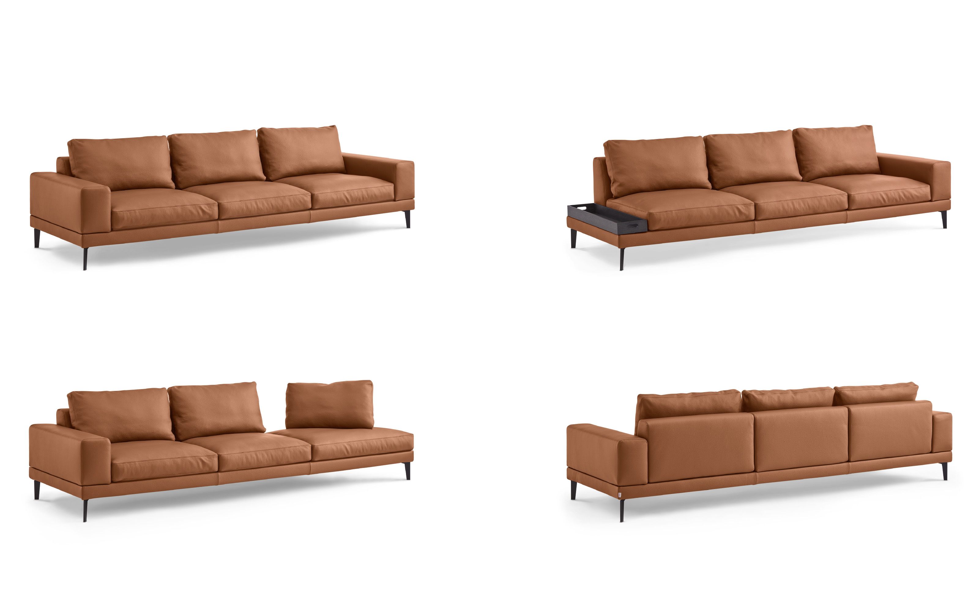 NELSON Sectional fabric sofa By Dema | design Carlo Bimbi