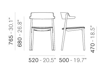 NEMEA 2826 Chair By Pedrali | design CMP Design