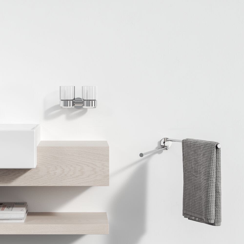 NEMOX Swivel metal towel rail By Geesa