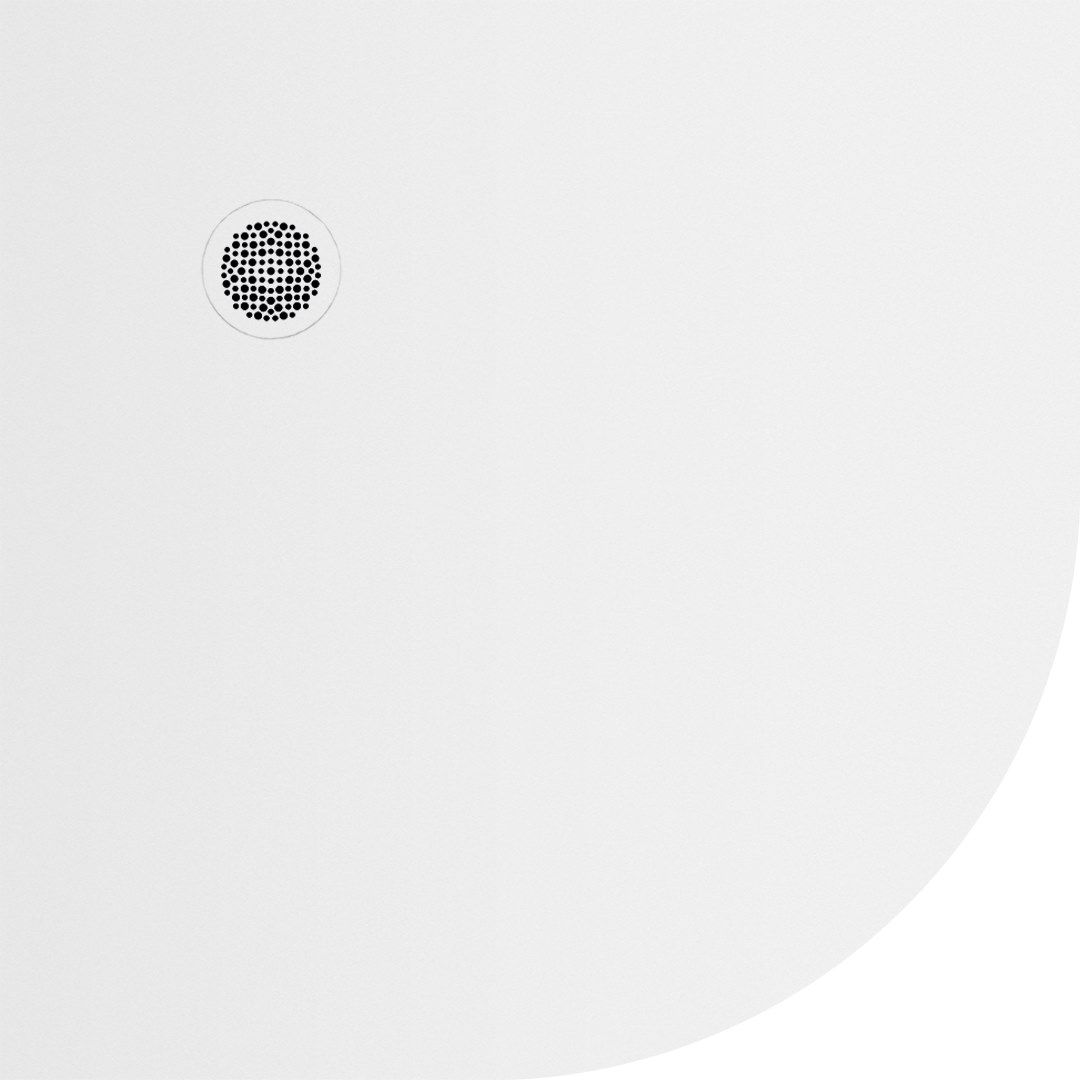 NEO PLUS Plato de ducha de esquina extraplano semicircular By Hidrobox