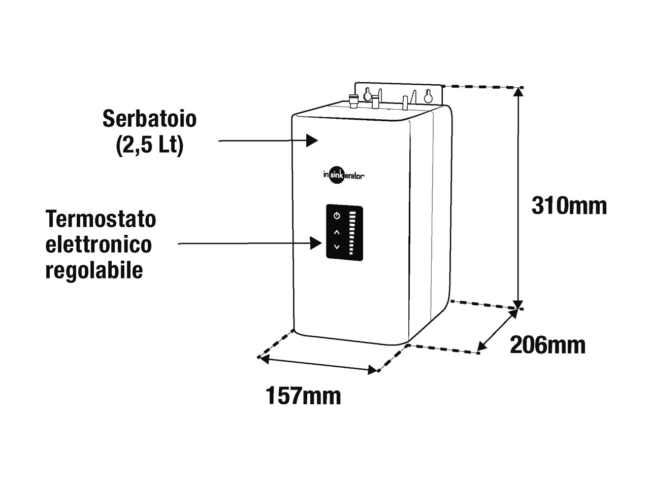 Component for water network NEOTANK® By InSinkErator