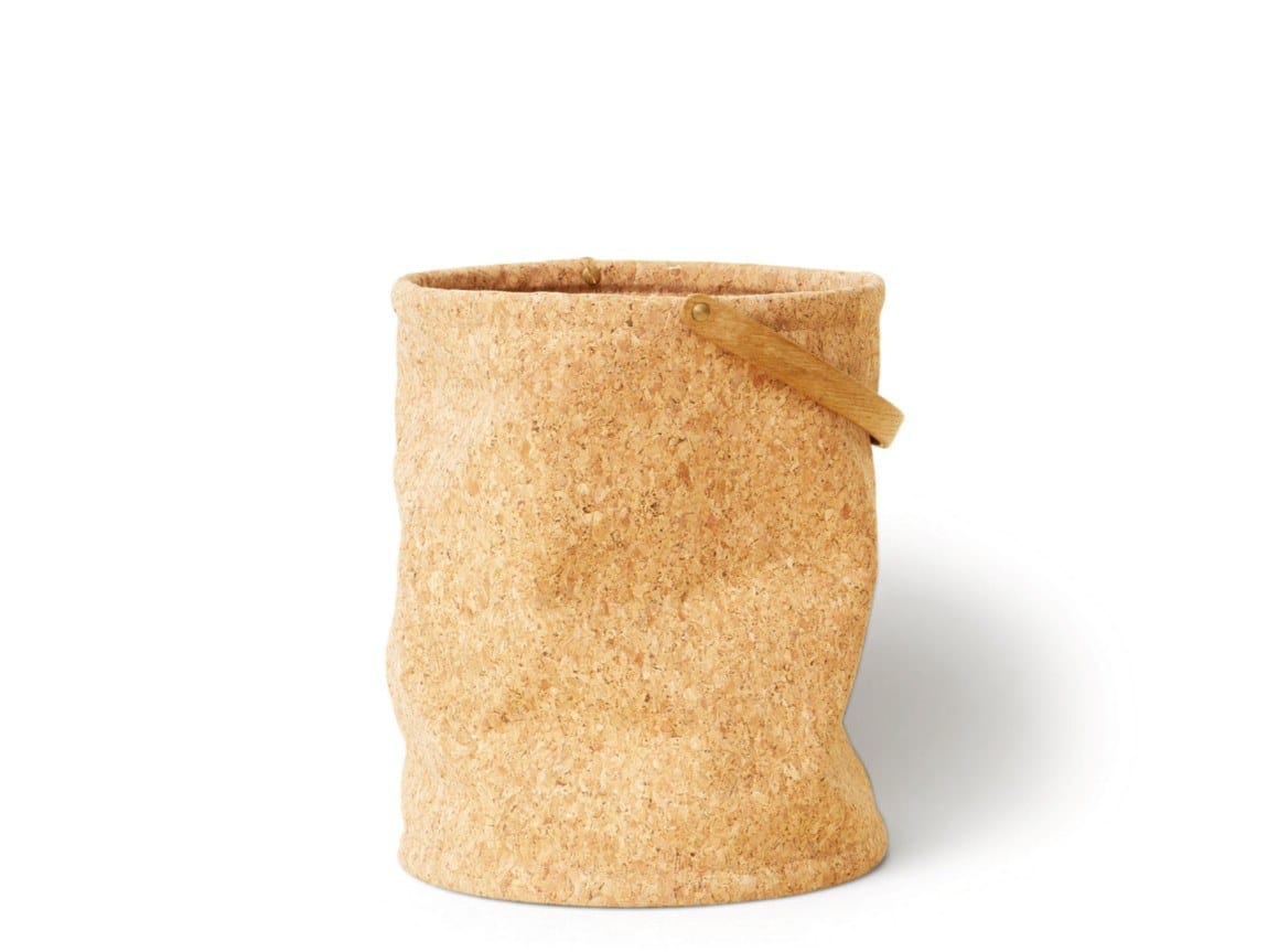 NEST Cork waste paper bin By Form & Refine | design Hallgeir Homstvedt