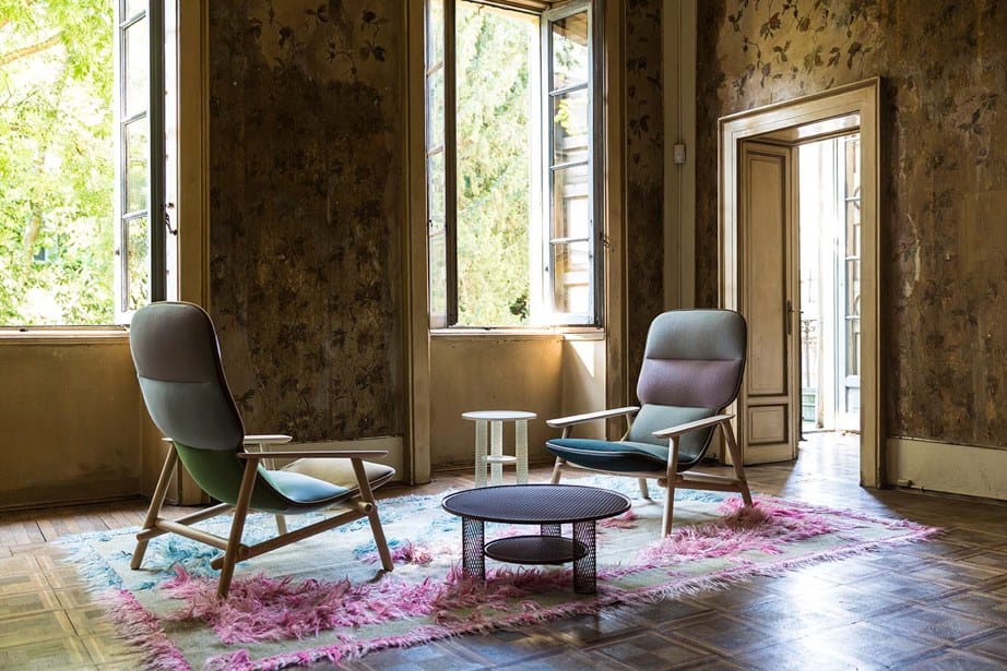 NET Coffee table By Moroso | design Benjamin Hubert