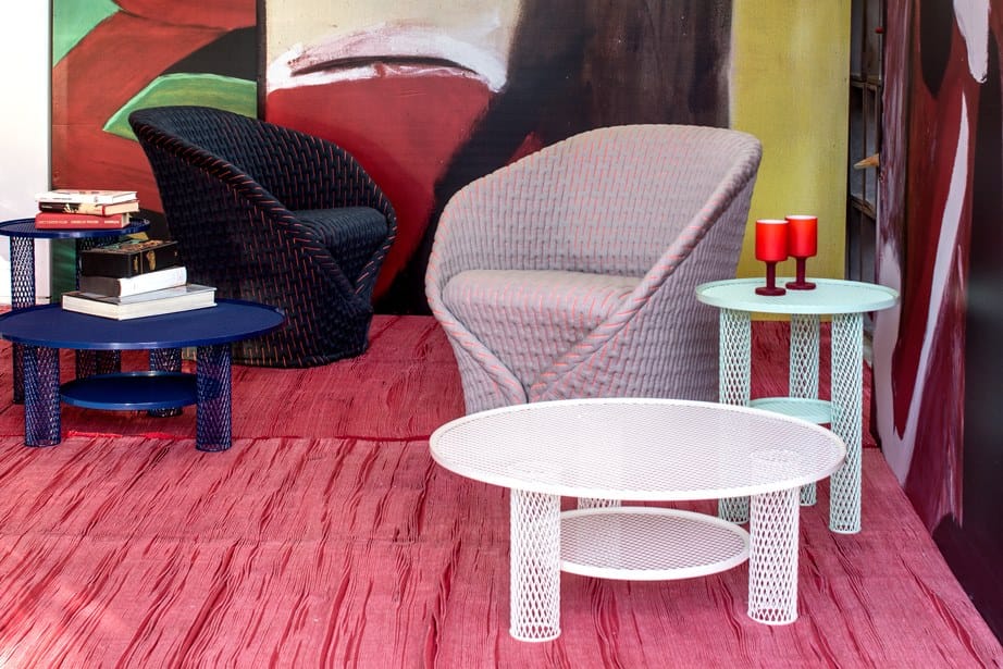 NET Coffee table By Moroso | design Benjamin Hubert