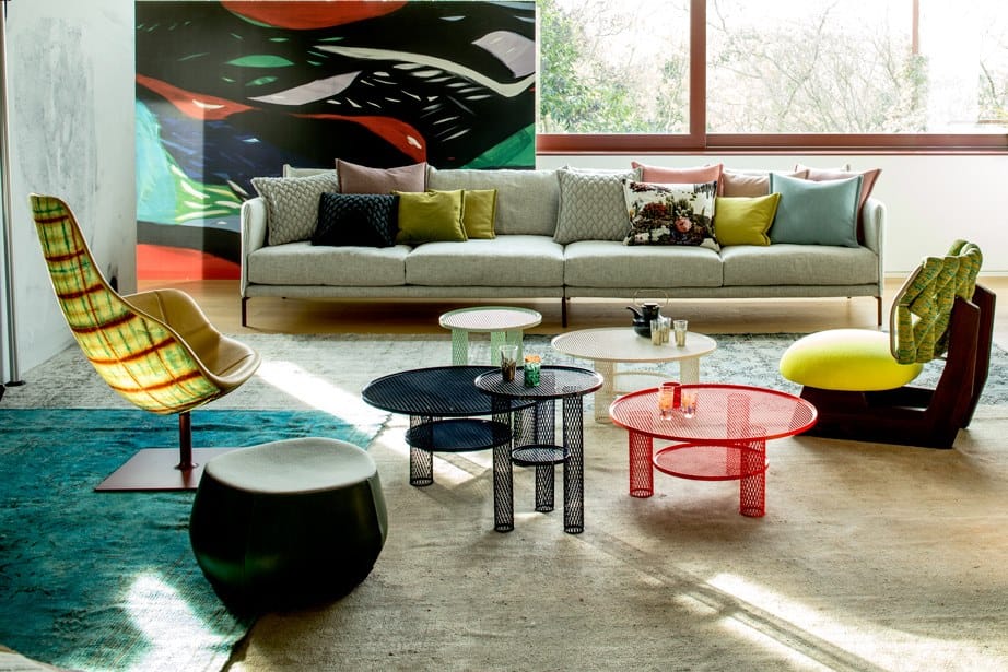 NET Coffee table By Moroso | design Benjamin Hubert