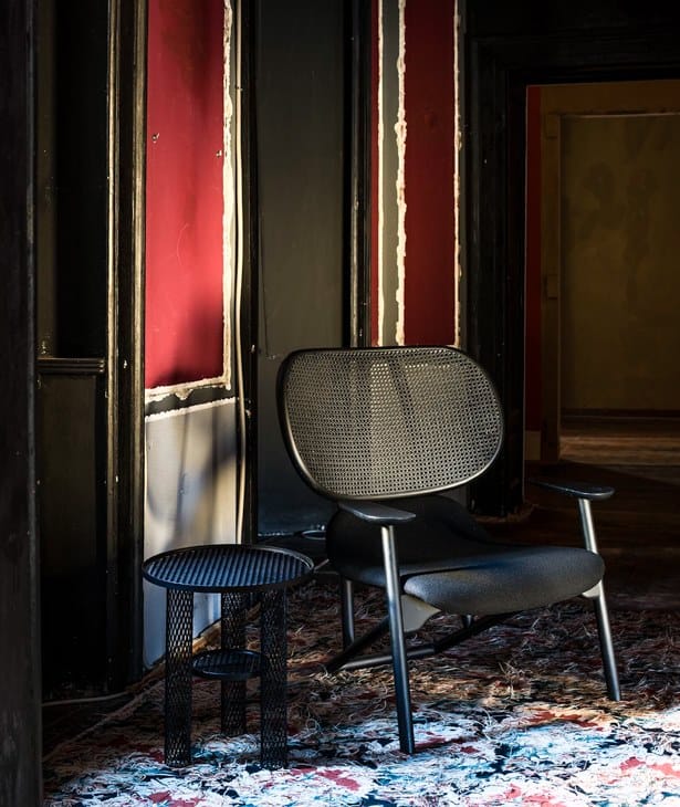 NET Coffee table By Moroso | design Benjamin Hubert