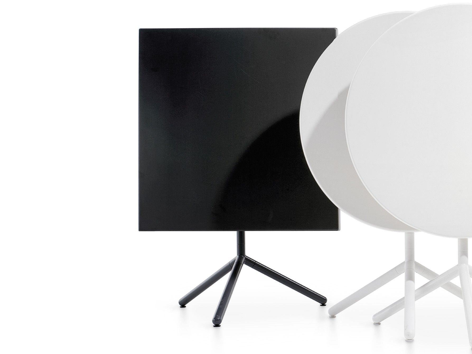 NETT T | Square table Square drop-leaf aluminium dining table By ...