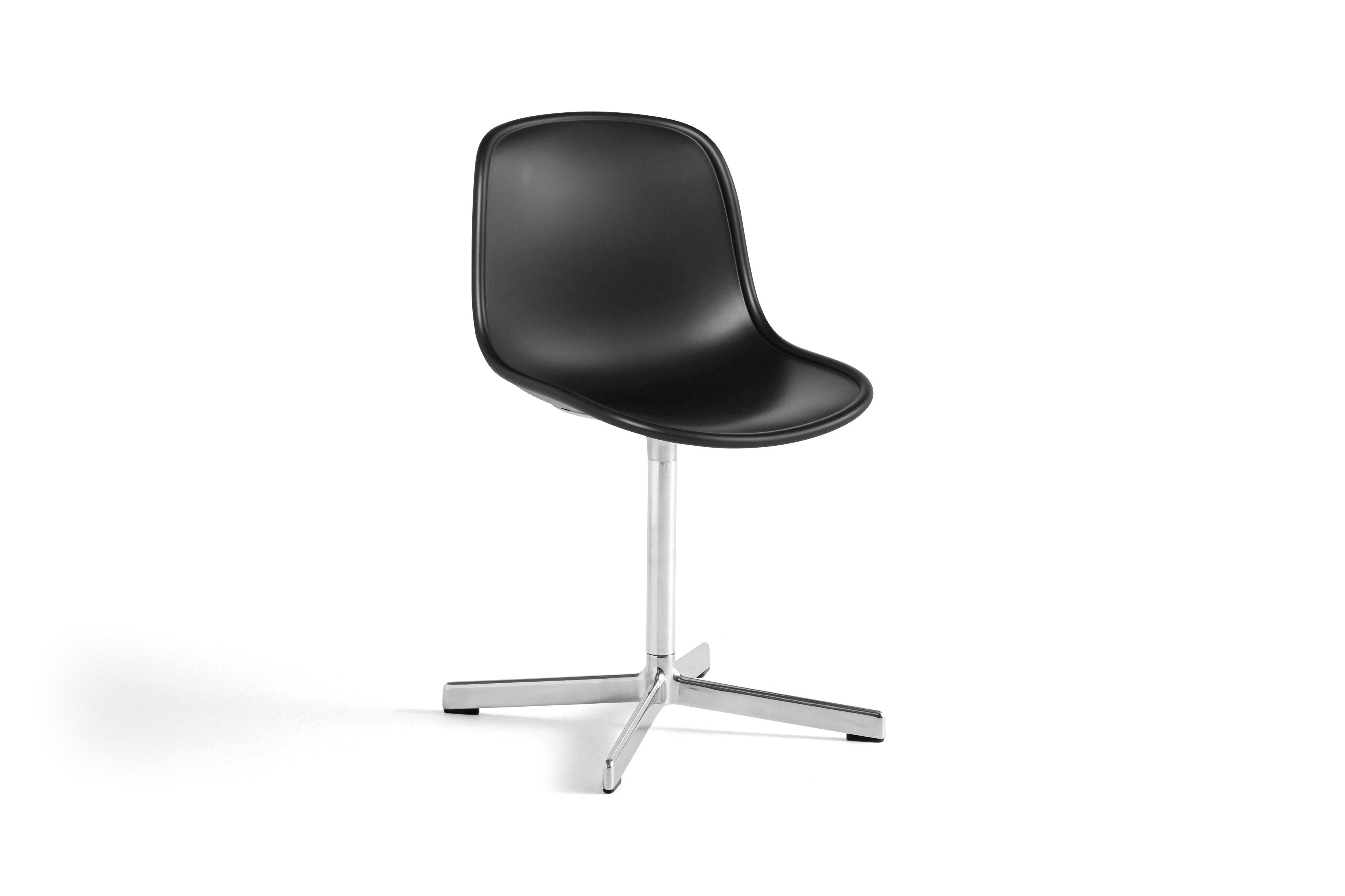 Swivel polypropylene chair with 4-spoke base NEU 10 By Hay