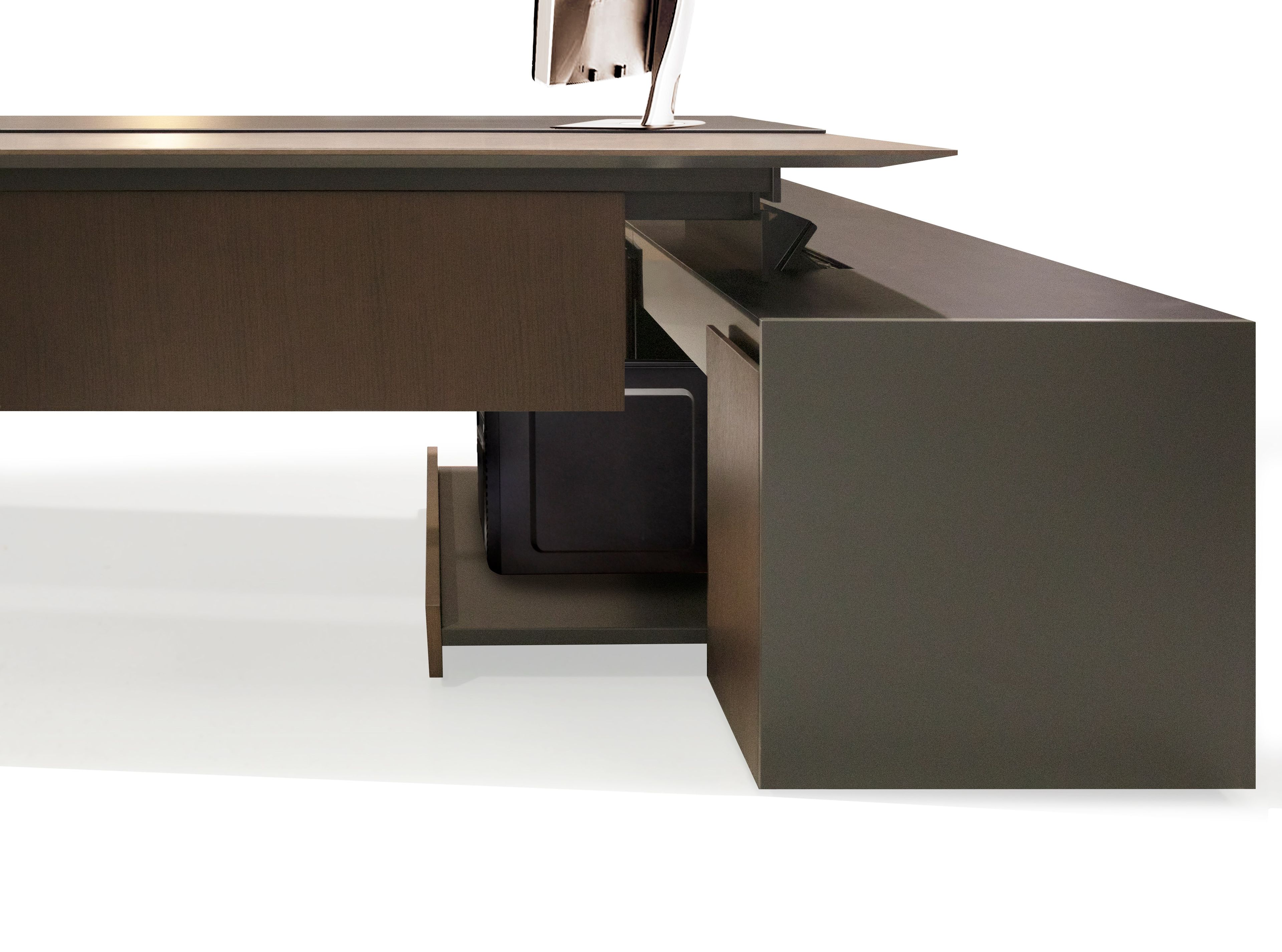 NEUTRA Wooden executive desk By José Martínez Medina | design Mario Ruiz