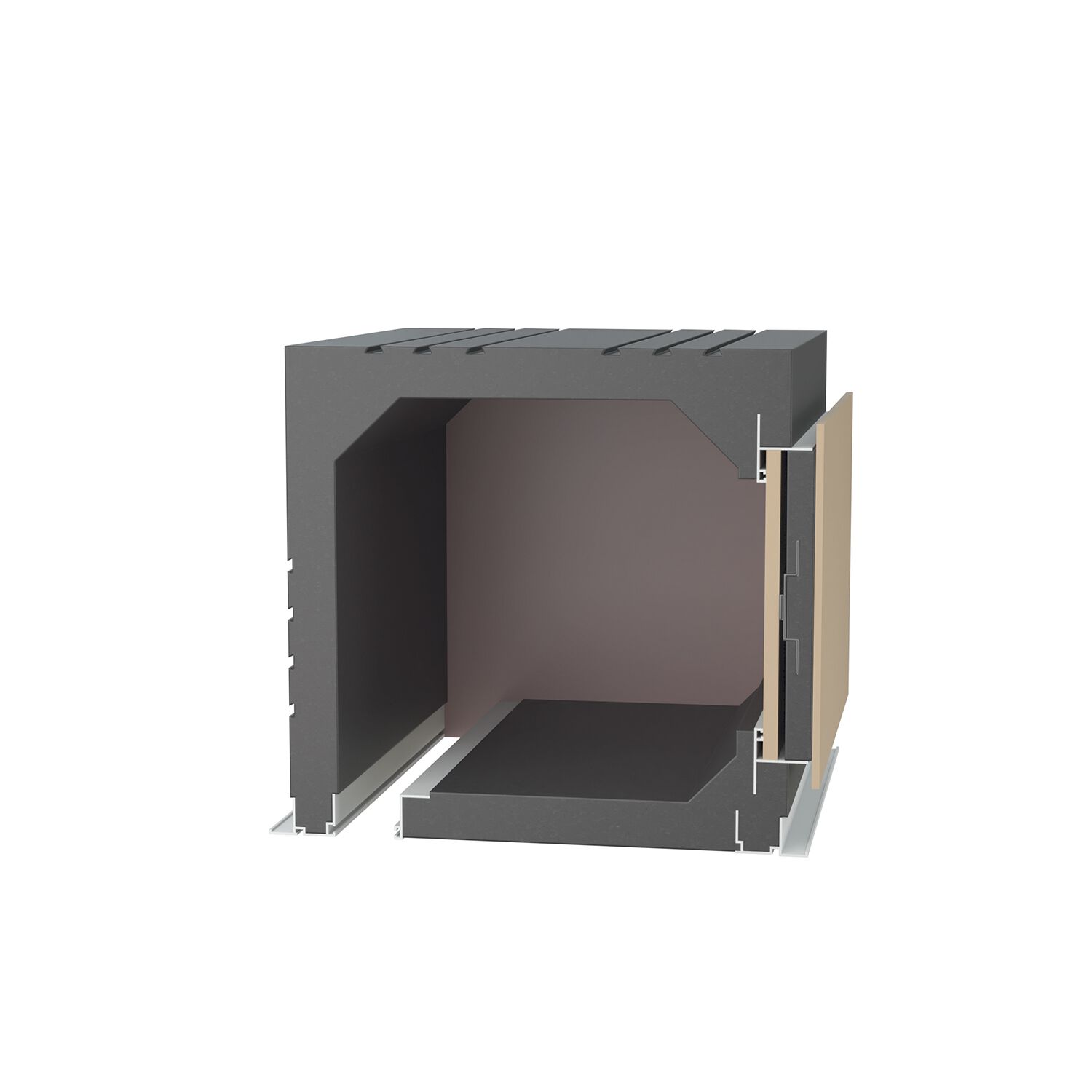 Cassonetto per avvolgibile con ispezione frontale Cassonetto per ...