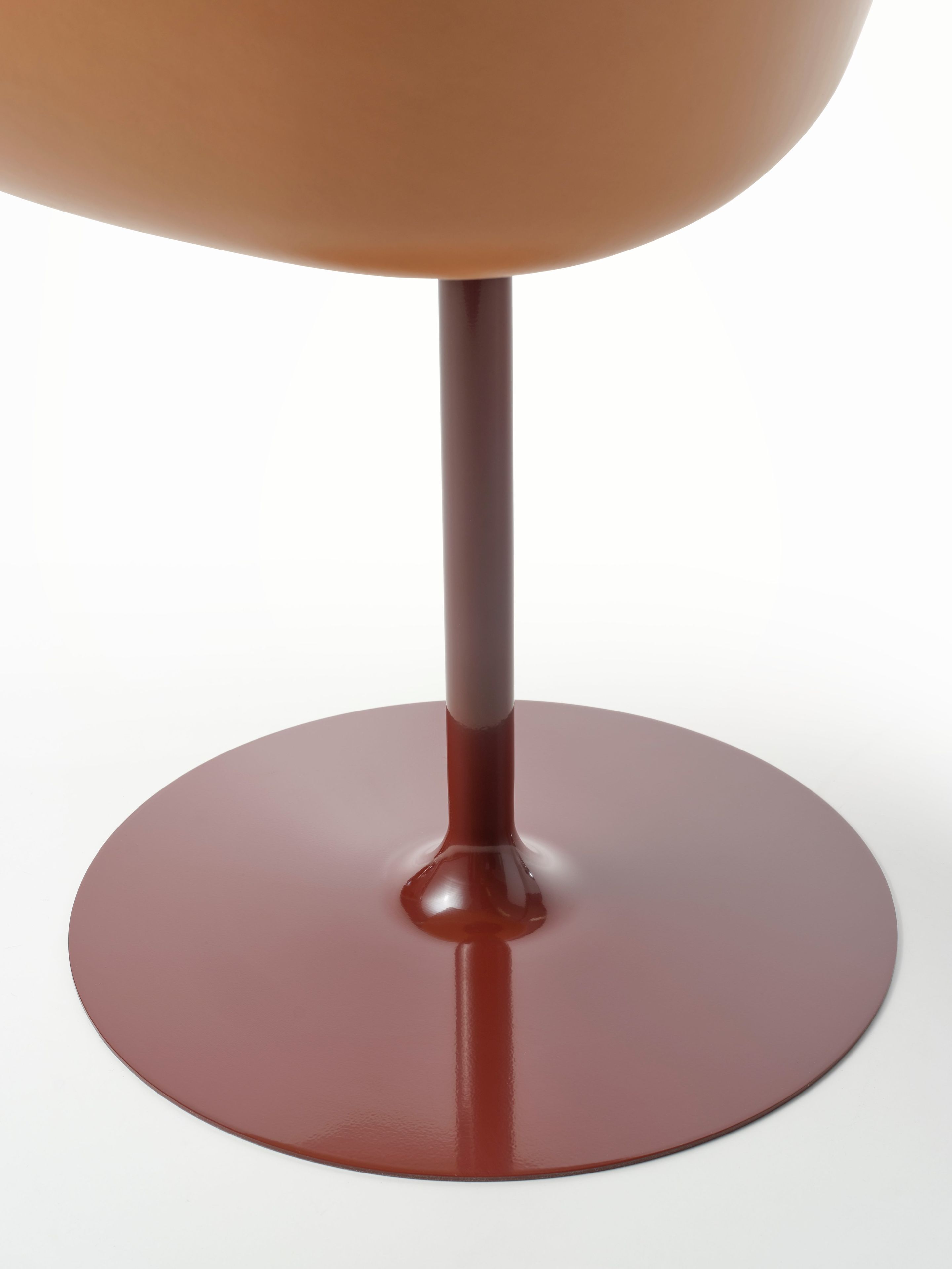 NEW LADY CALYX - 07D Swivel upholstered leather chair with armrests By ...