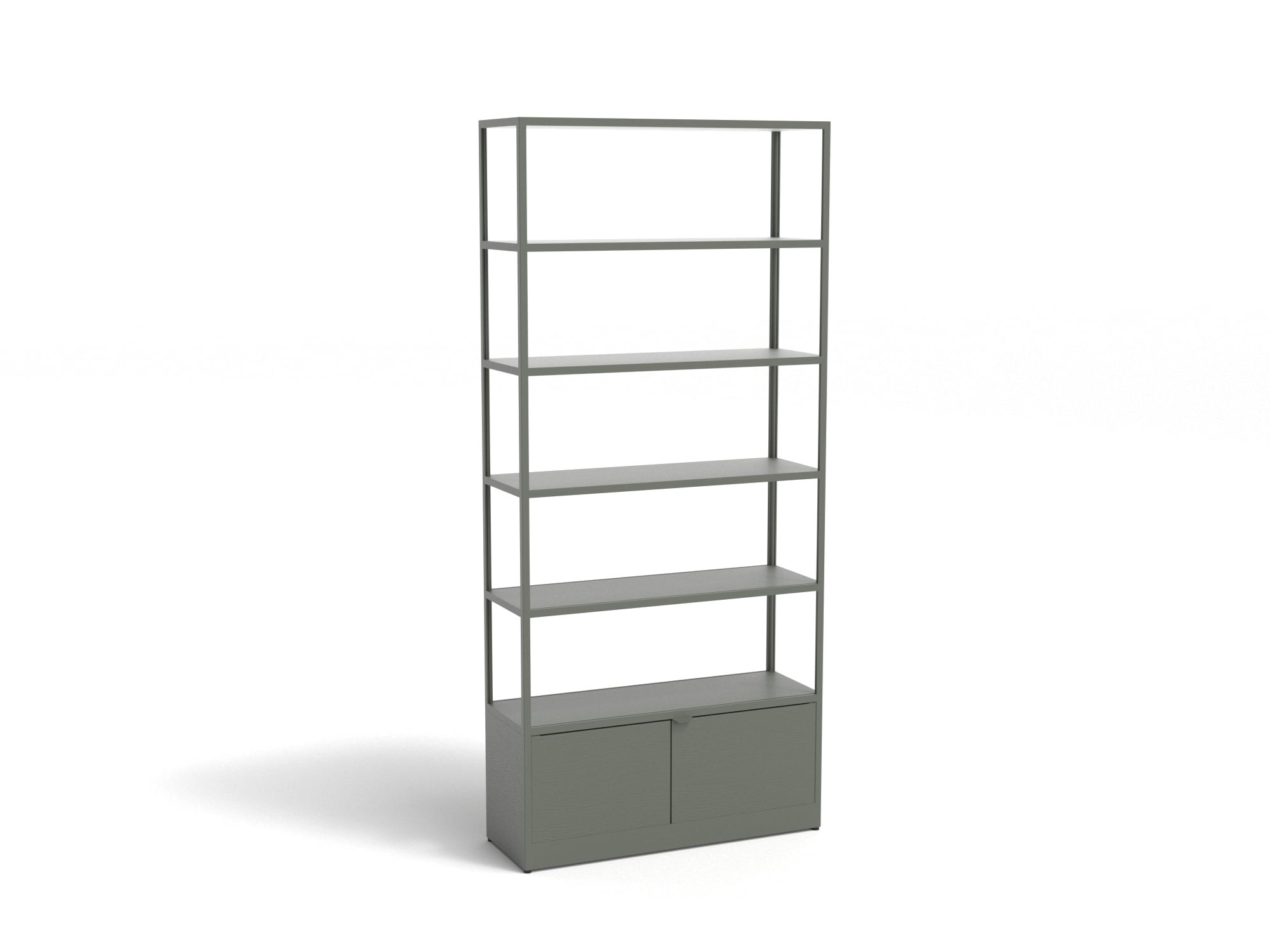 Open aluminium and wood bookcase NEW ORDER COMB. 601 By Hay design ...