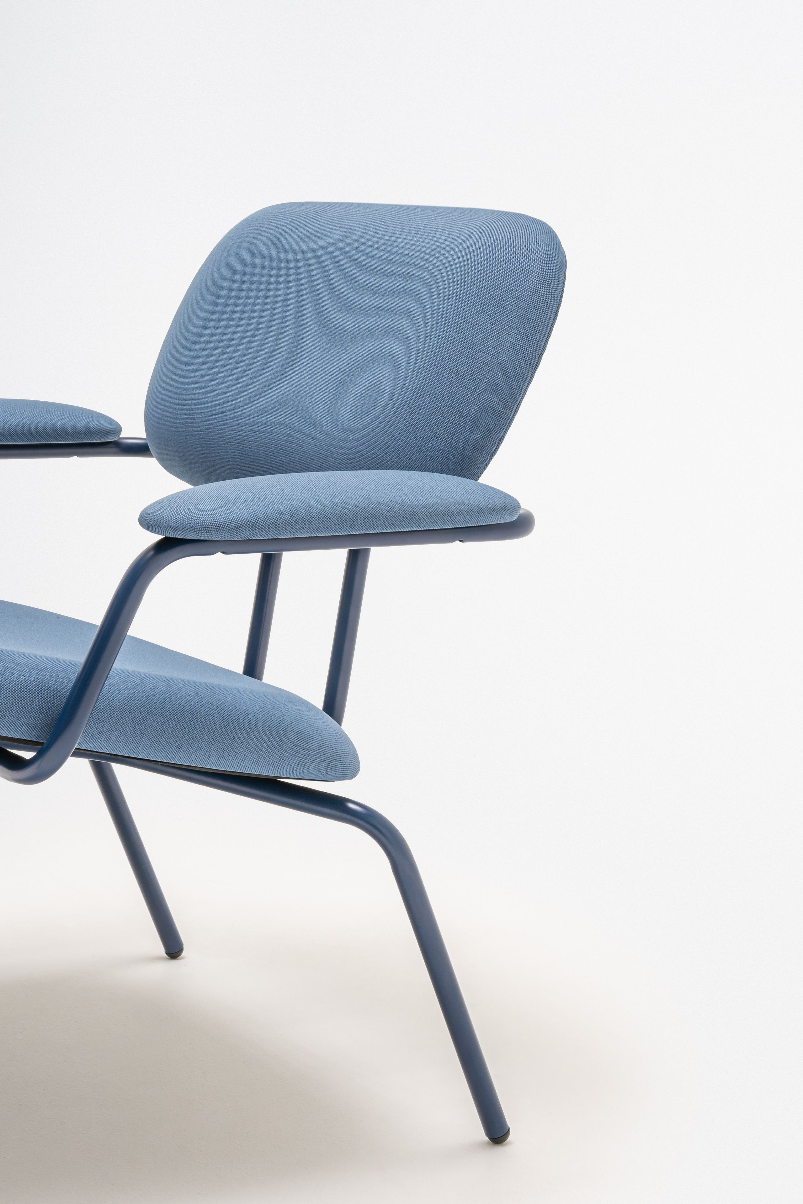 NEW SCHOOL Fabric armchair with armrests By MDD