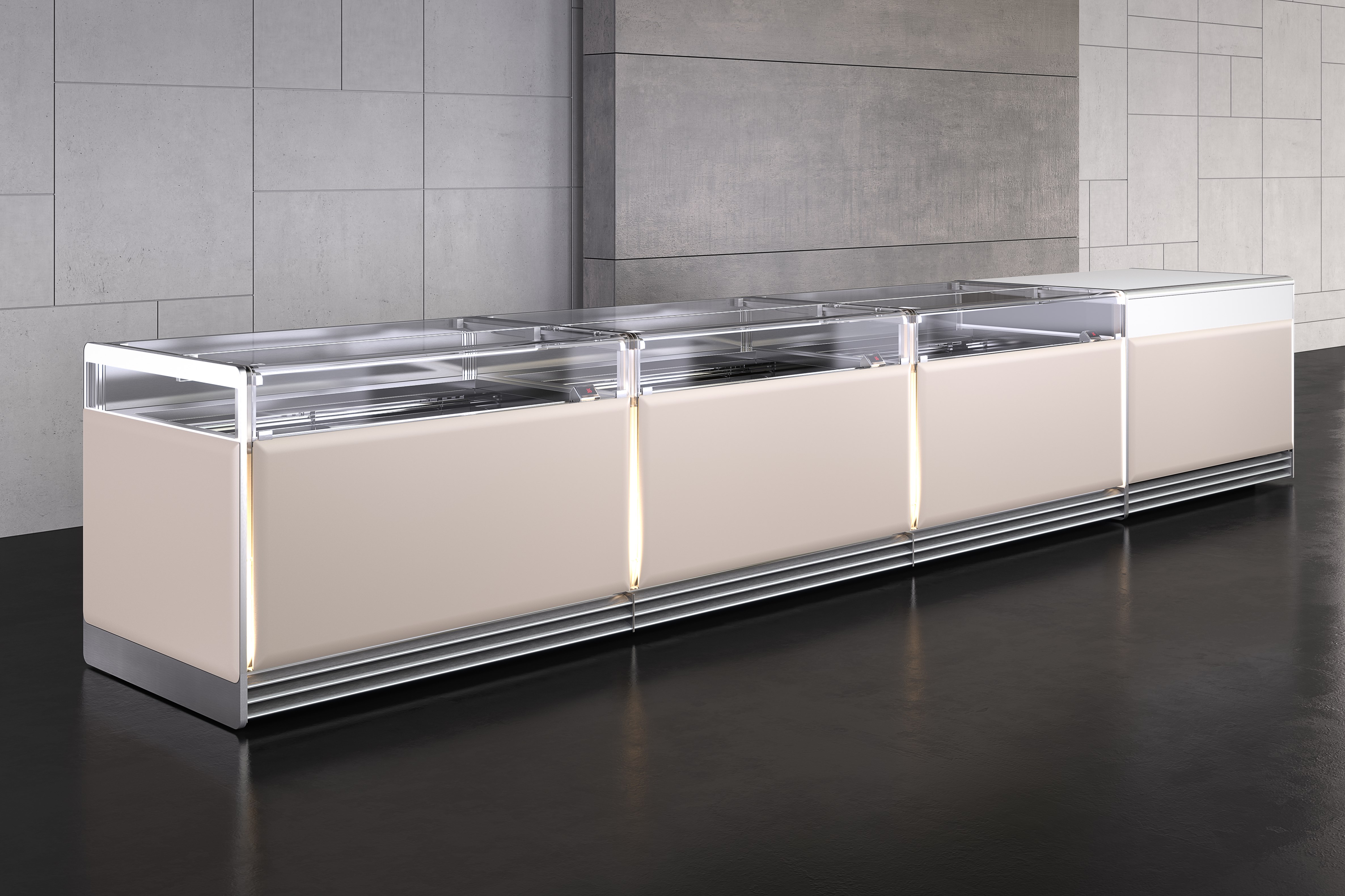 NEXT Refrigerated display cabinet by exposure By Frigomeccanica