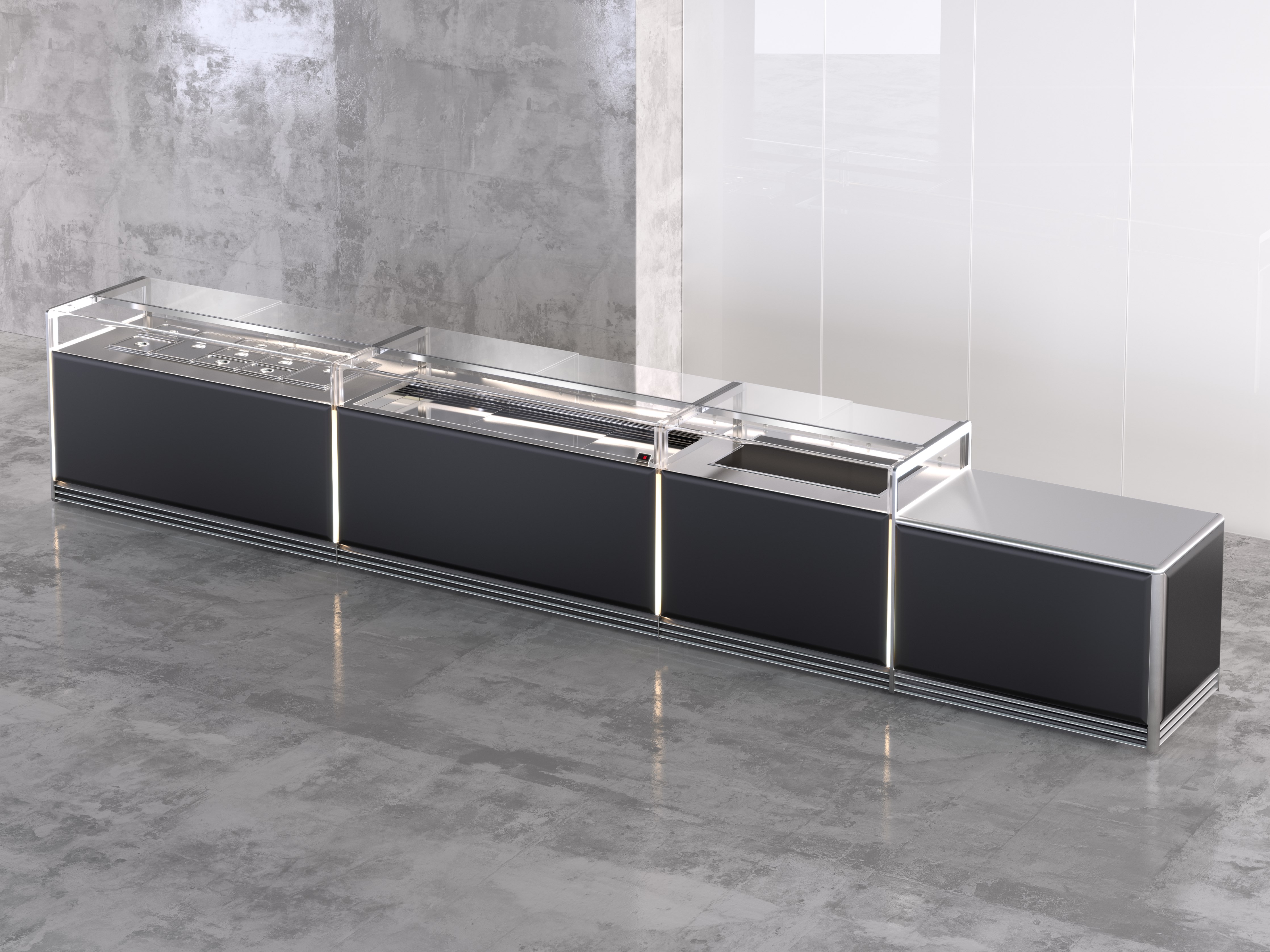 NEXT Refrigerated display cabinet by exposure By Frigomeccanica
