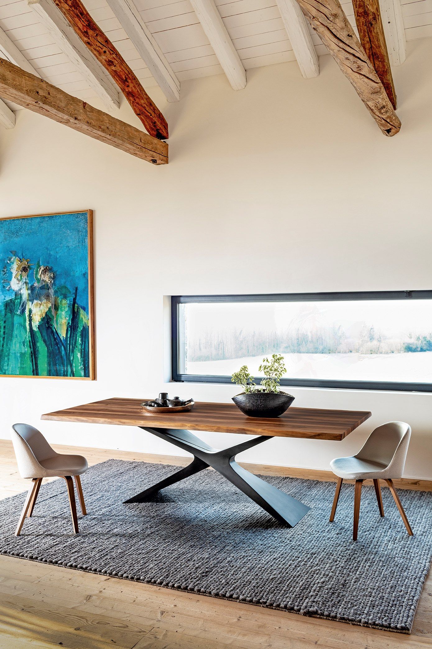 NEXUS | Rectangular table Rectangular solid wood table By Midj | design ...