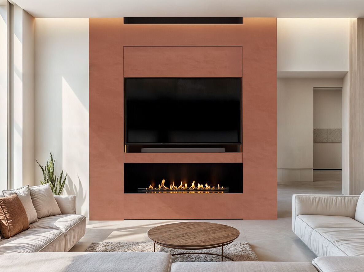 NEX MEDIAWALL Fireplace By NEX Media Wall