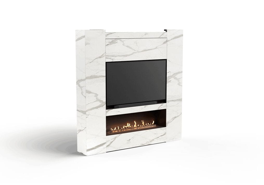 NEX MEDIAWALL Fireplace By NEX Media Wall