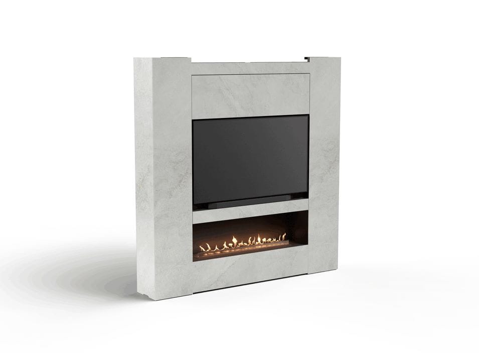 NEX MEDIAWALL Fireplace By NEX Media Wall