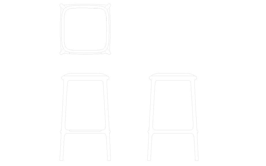 NF-BS01 スツール By KARIMOKU | design Norman Foster