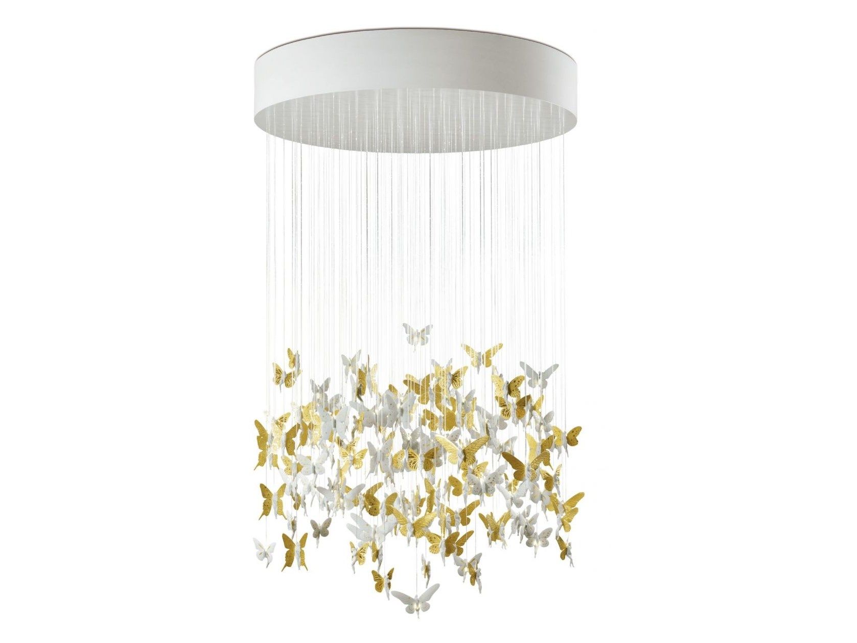 NIAGARA GOLDEN LUSTER 135cm ceiling lamp By Lladró