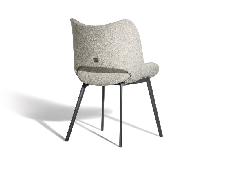 NICE Upholstered fabric chair By Poltrona Frau | design GamFratesi