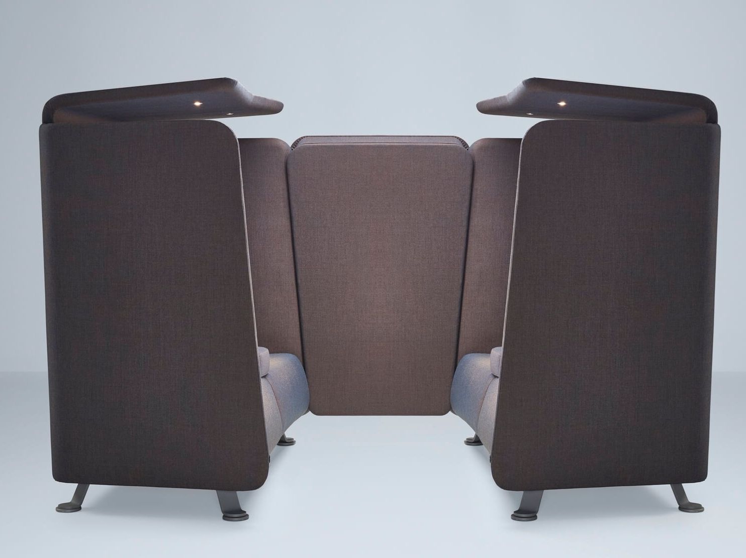 NICHE | Office booth with built-in lights By Prooff design AXIA