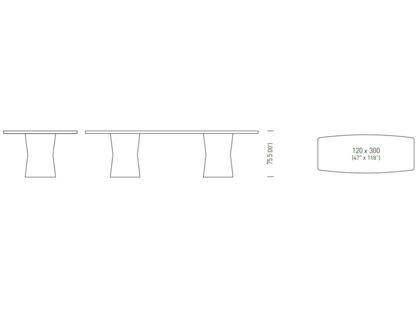 NIDABA | Tavolo By GABER design Forsix