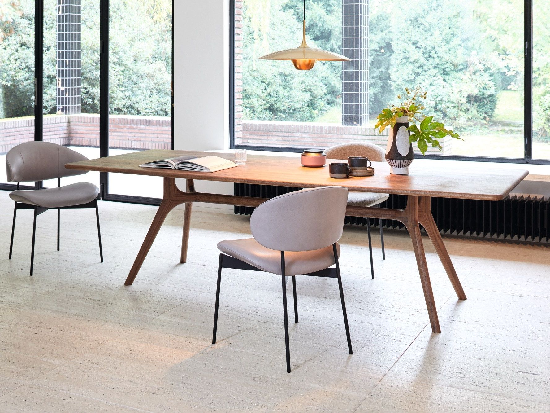 NIL | Table Rectangular solid wood dining table By MORE | design Gil Coste