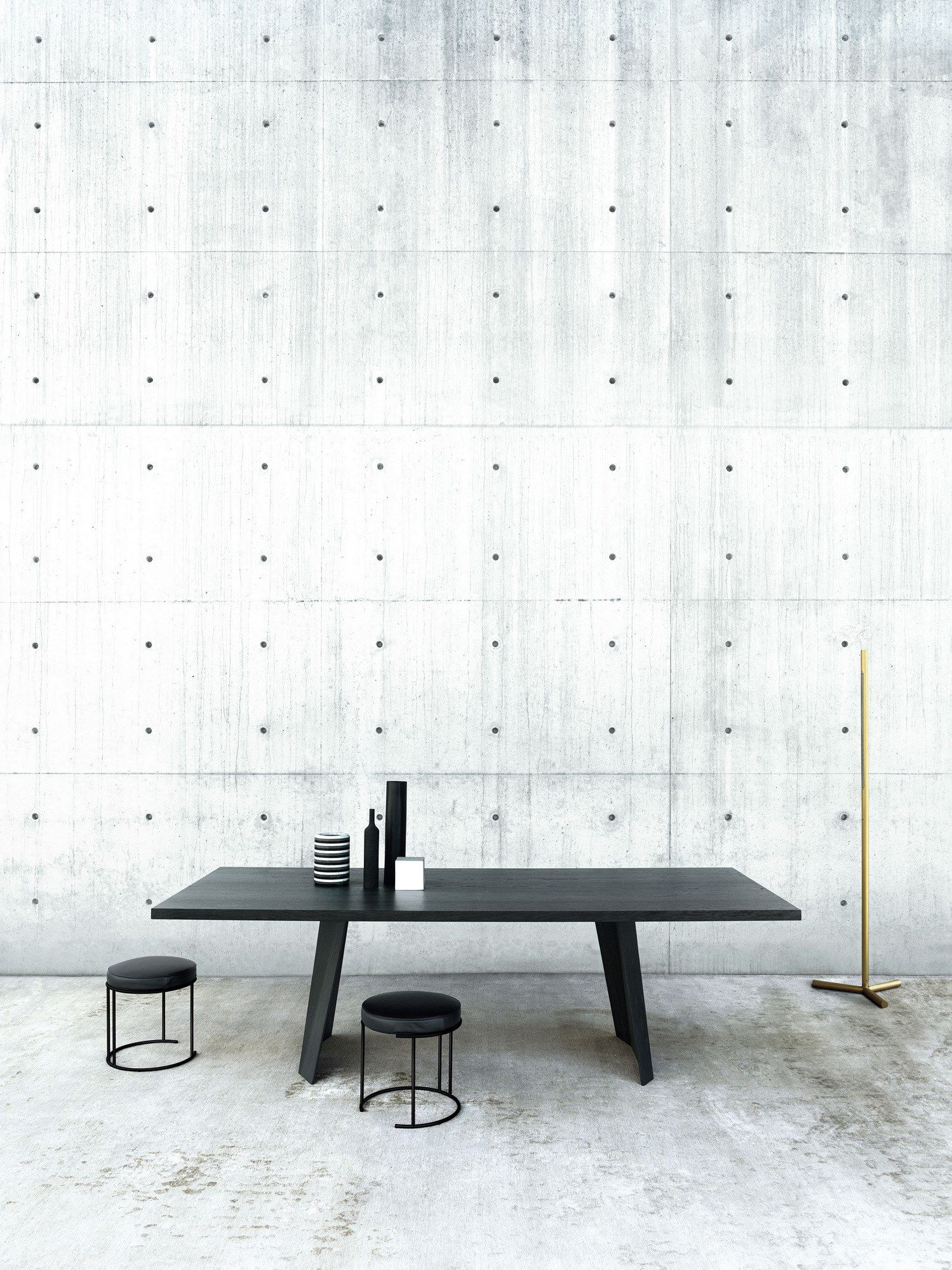 NINA | Low stool By Living Divani design David Lopez Quincoces