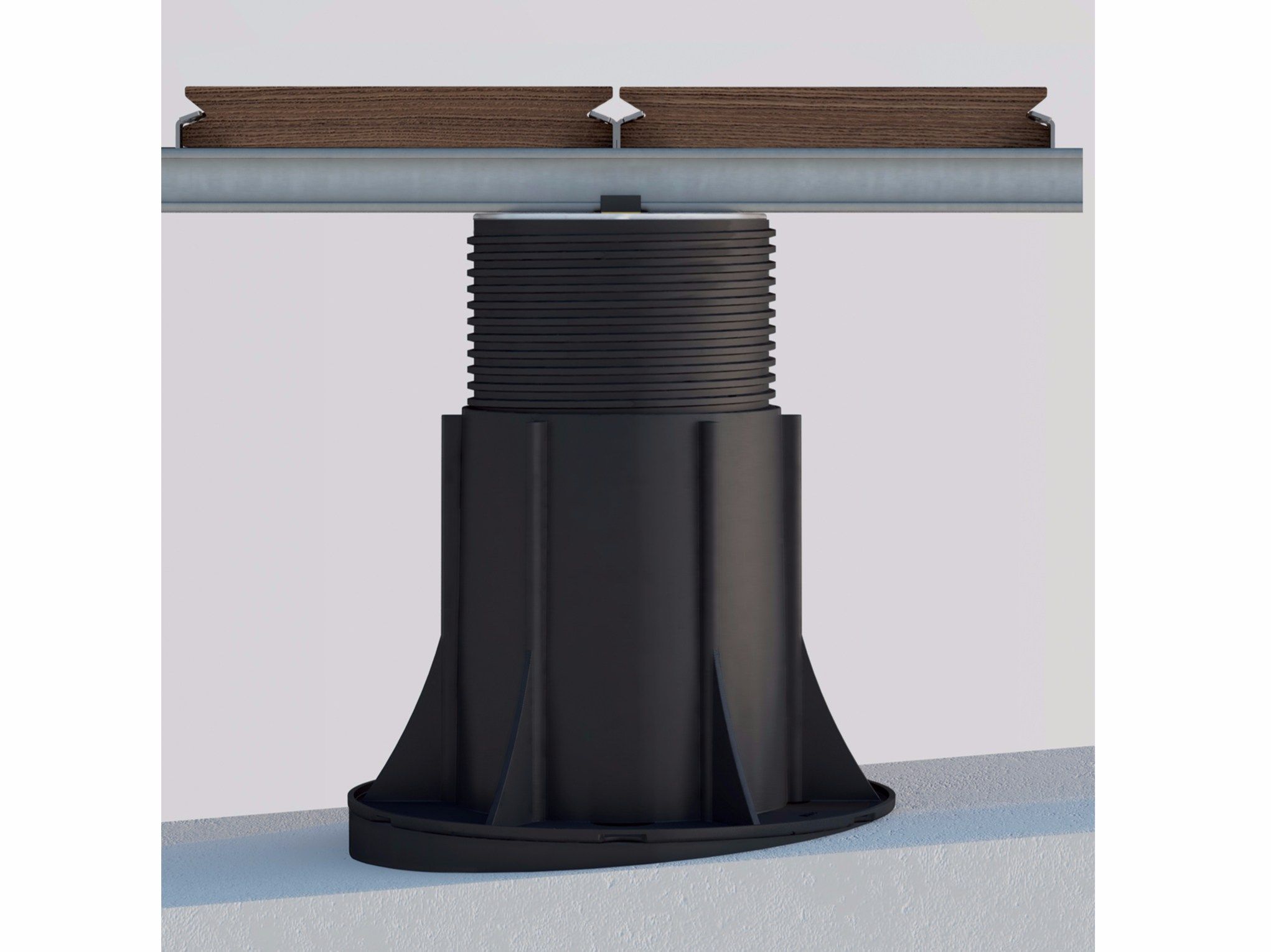 Raised flooring “NM” support system for aluminium joist By ETERNO IVICA