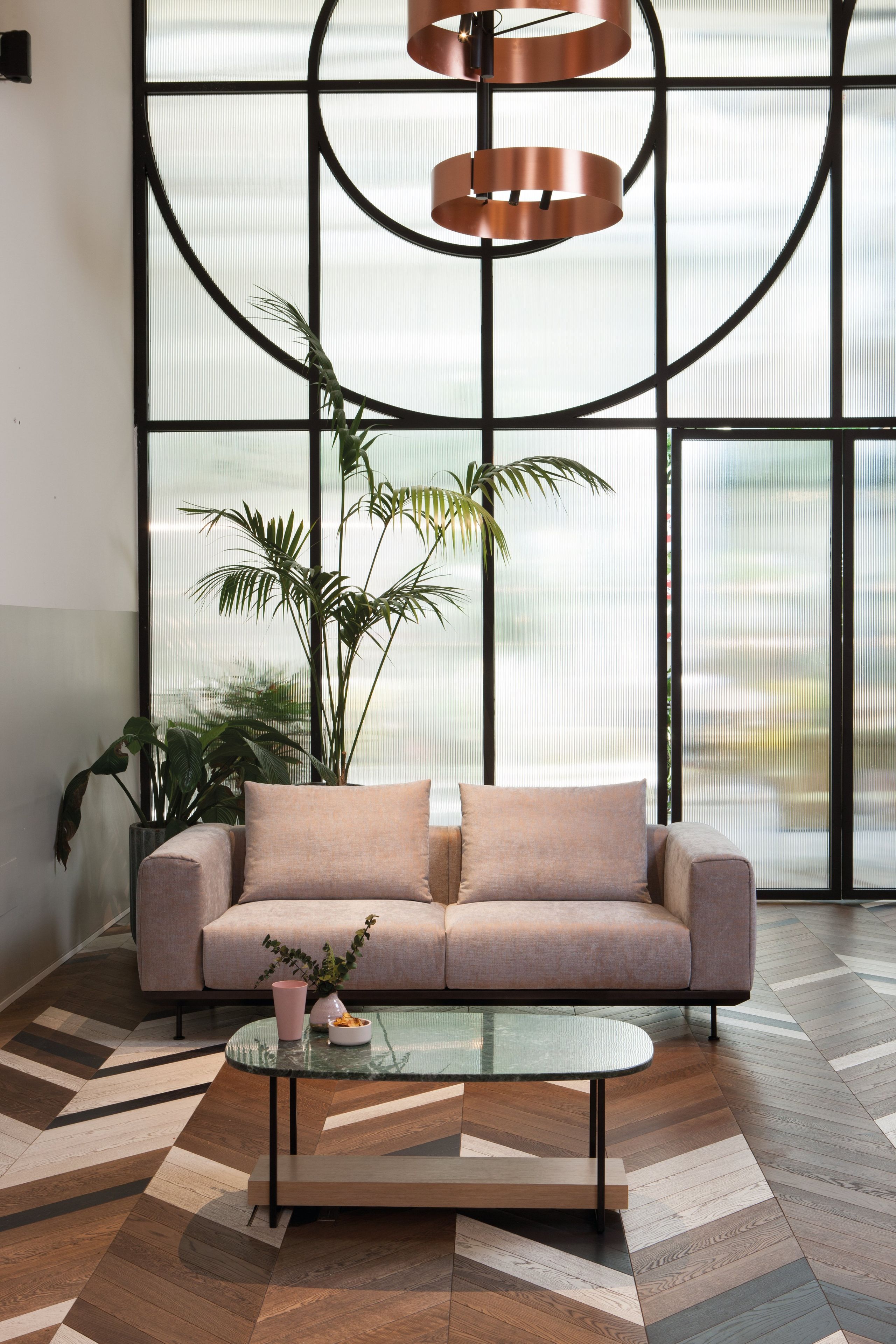 NOAH 3 seater relaxing fabric sofa By Lebom | design David Dolcini