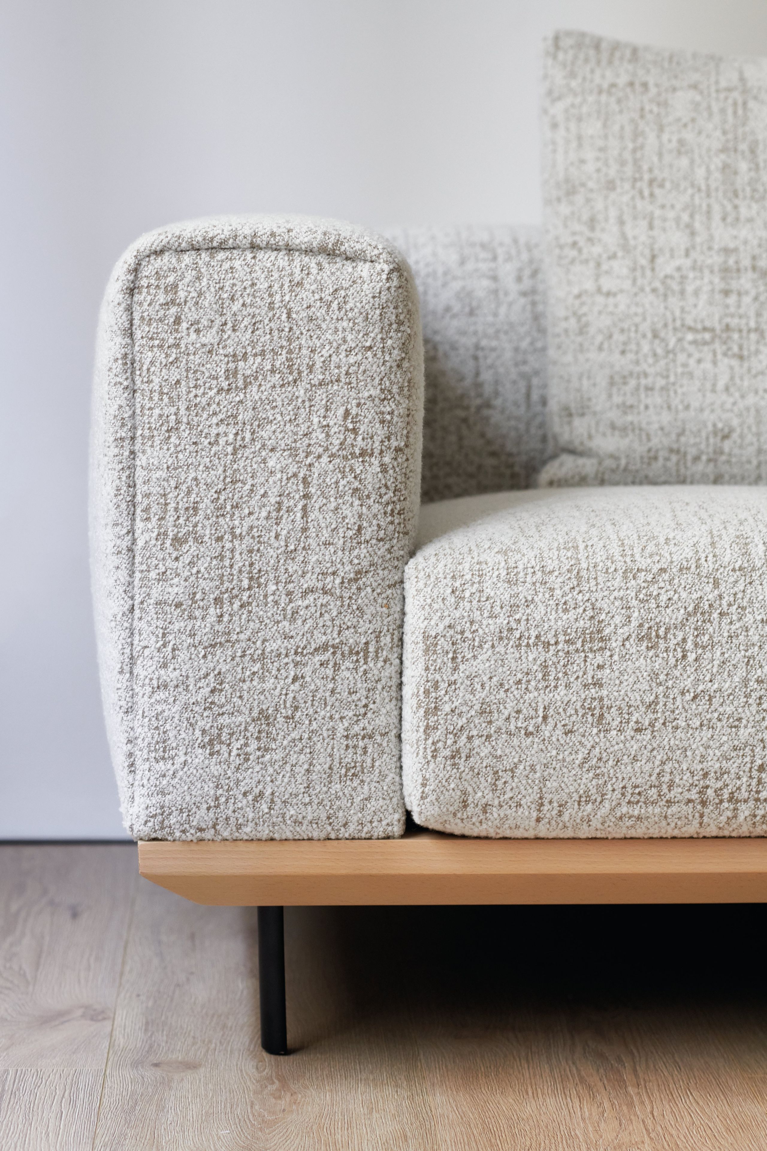 NOAH 3 seater relaxing fabric sofa By Lebom | design David Dolcini