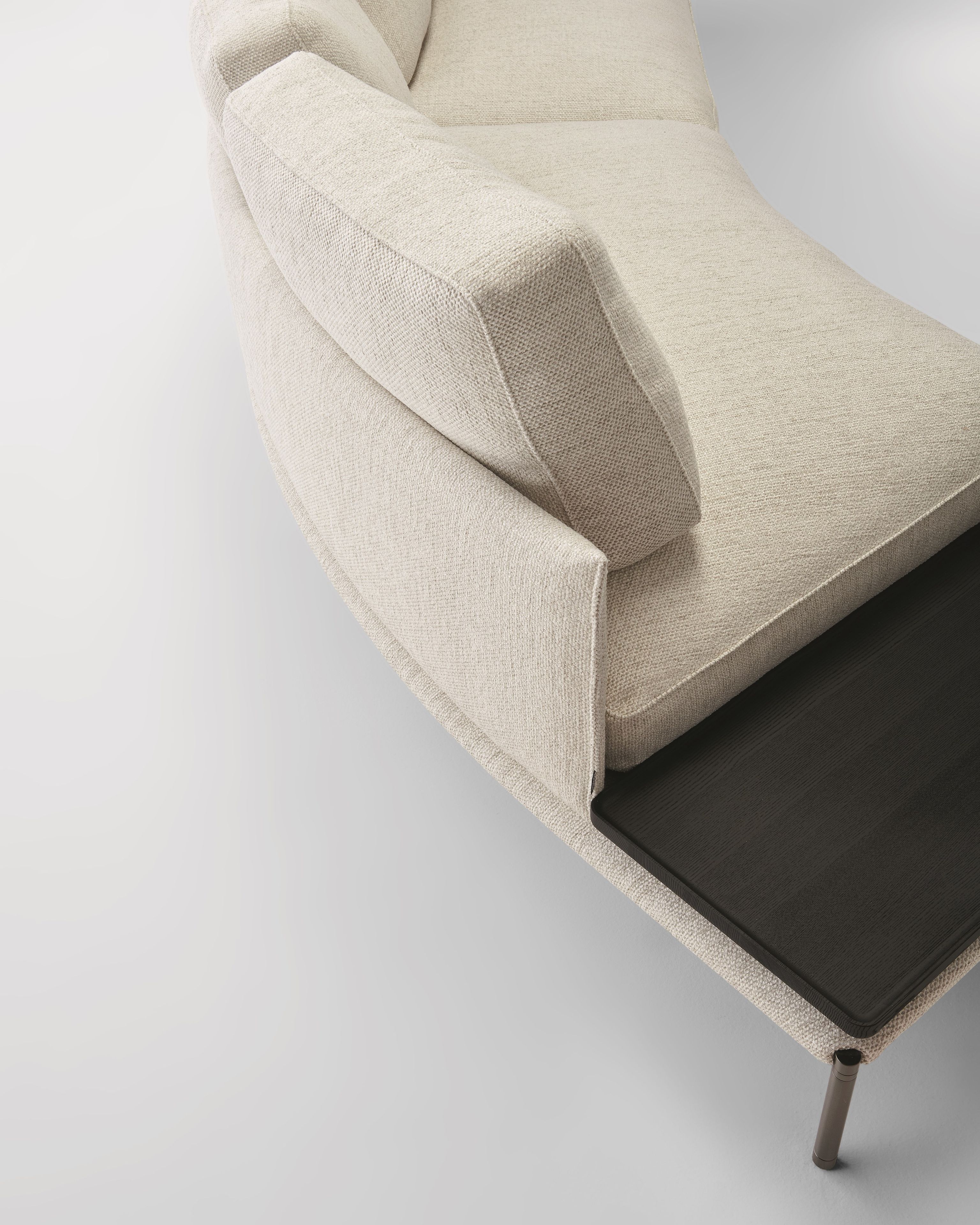 NOAH | Curved sofa By Zanotta design Damian Williamson