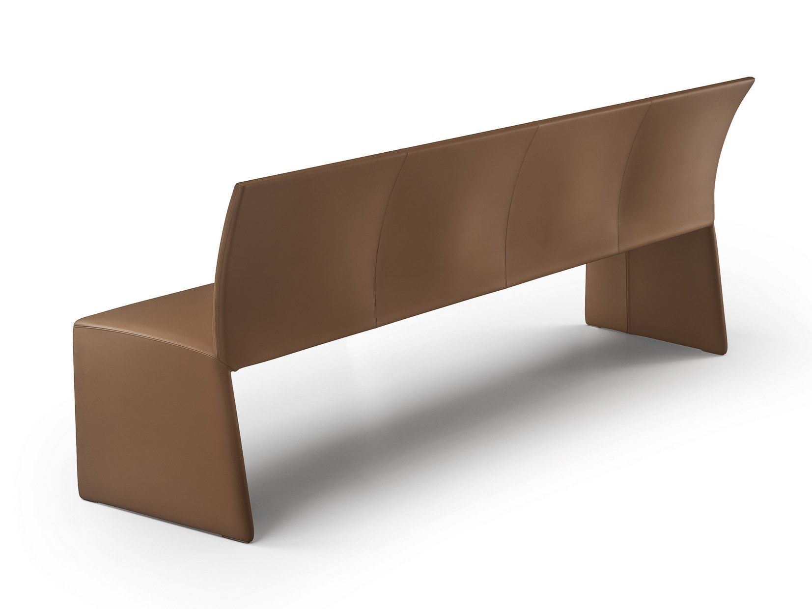 NOBILE BENCH 2510 Bench with cover of leather or fabric By Draenert ...