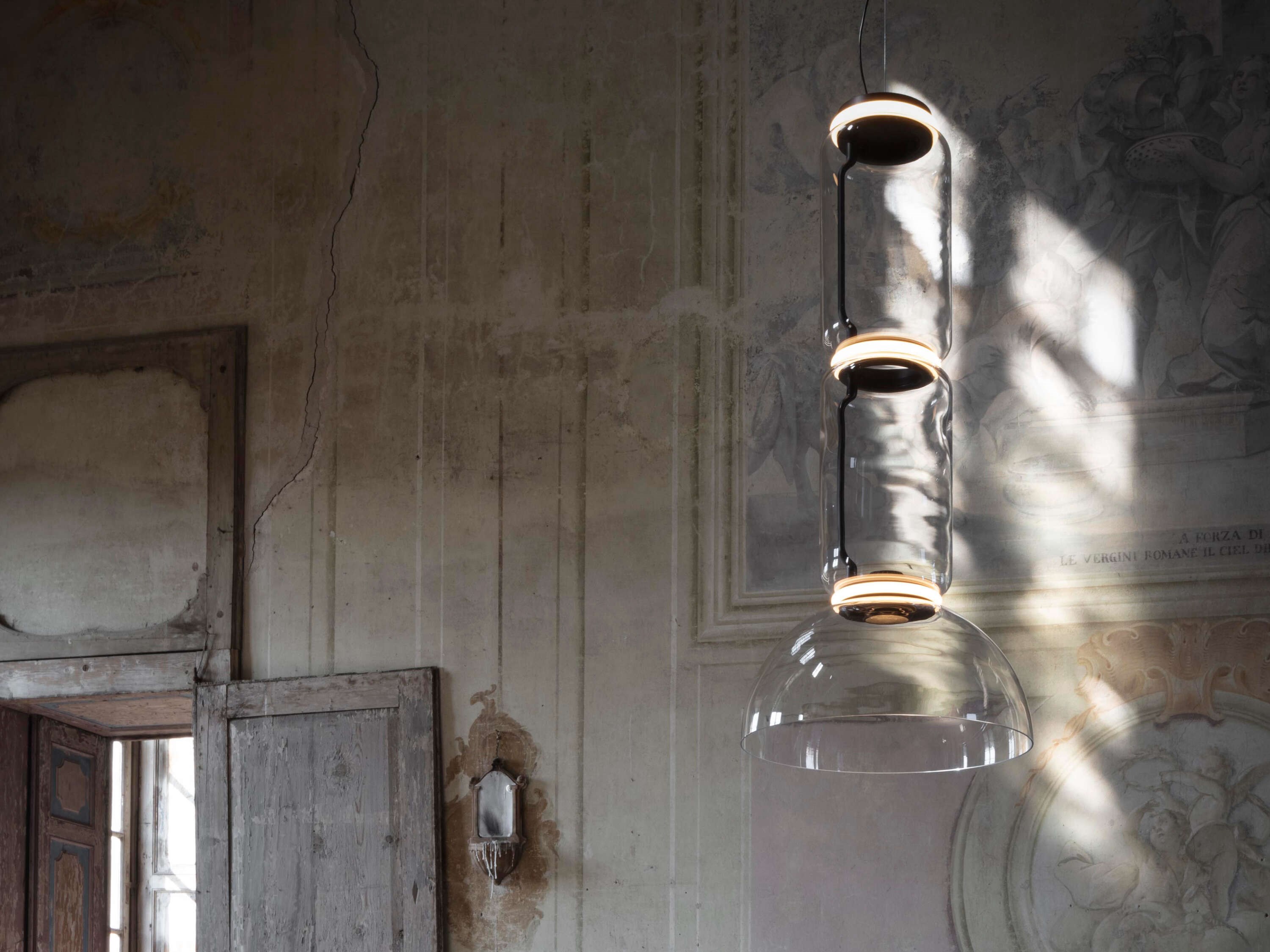 NOCTAMBULE SUSPENSION LOW CYLINDER BOWL pendant lamp By Flos design ...