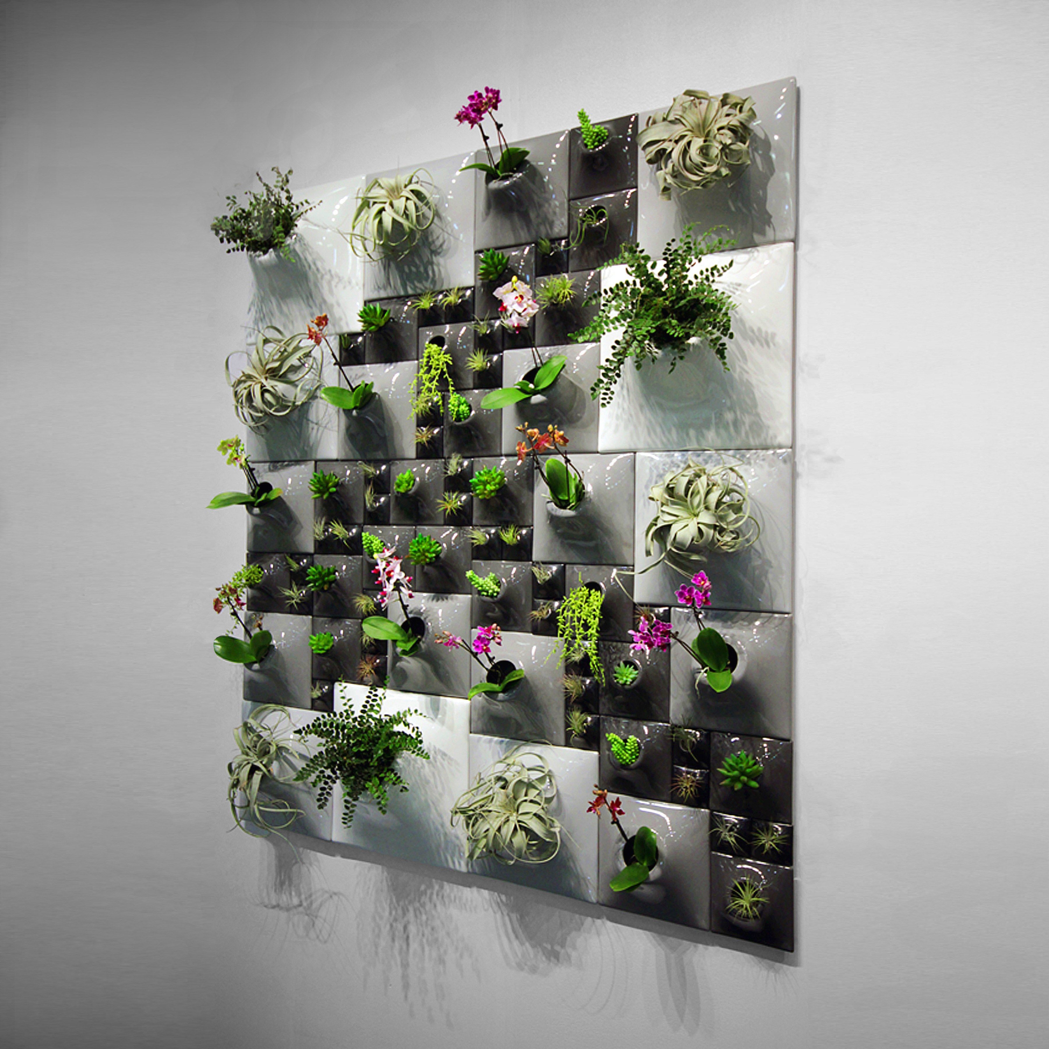 Modular ceramic wall planter NODE XL Node Collection By Pandemic Design ...