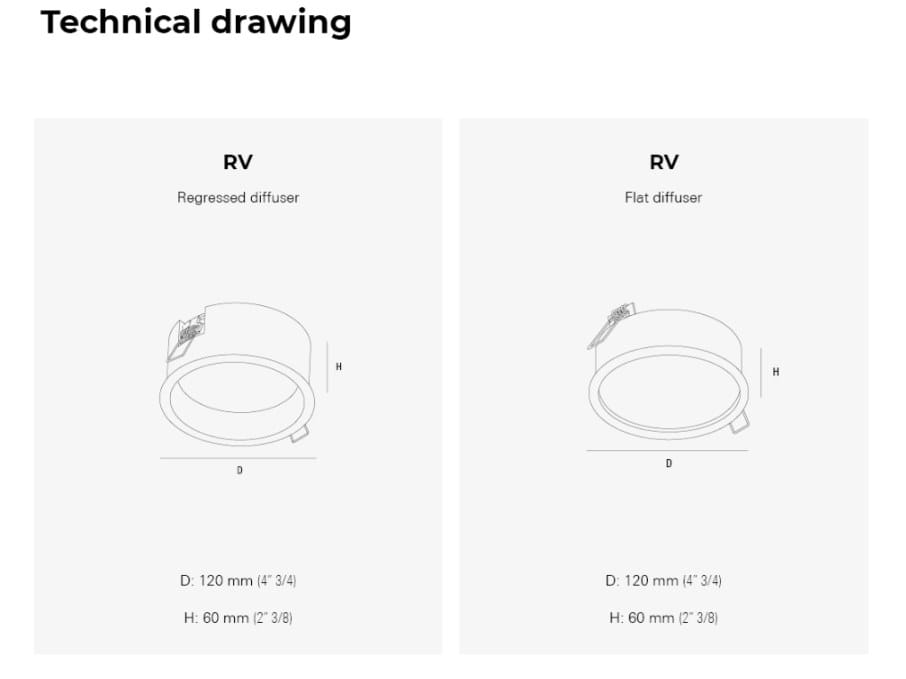 NOLA RV Ceiling lamp By Intra lighting